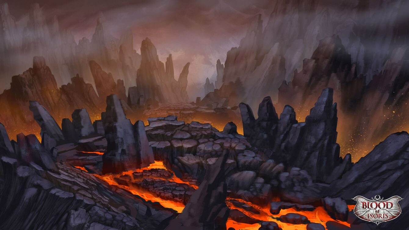 ArtStation - Lava environment