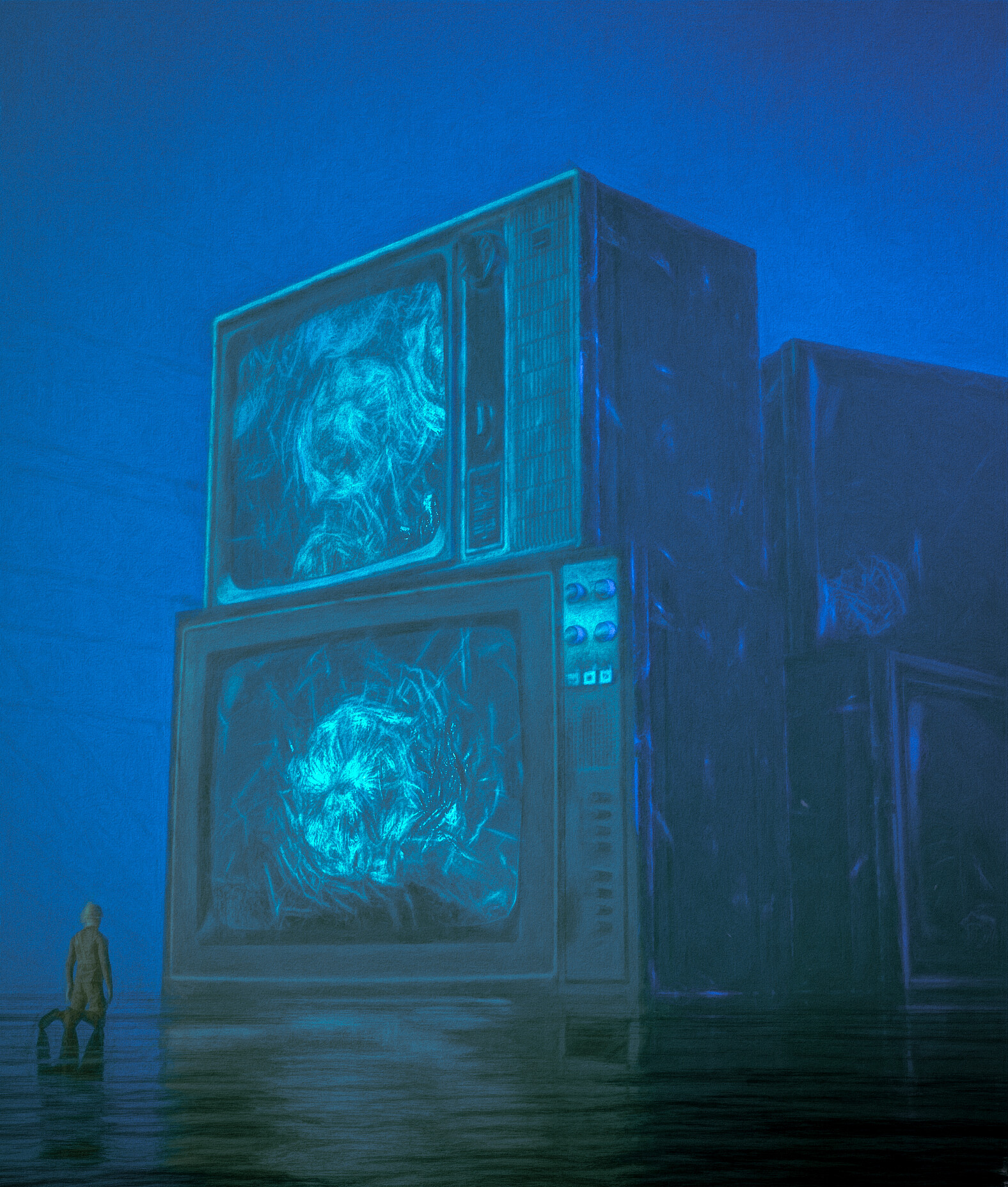 ArtStation - Television Rules the Nation