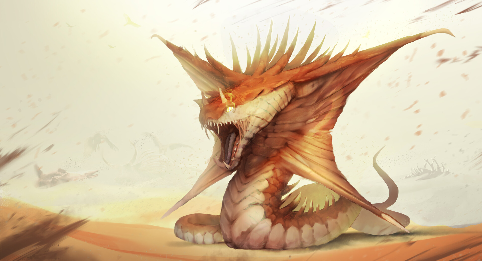 ArtStation - Desert Wingsnake