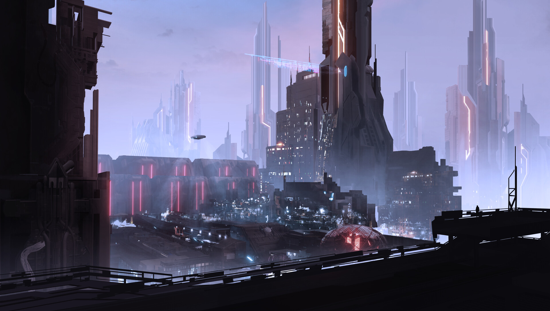 ArtStation - 2050s city factory