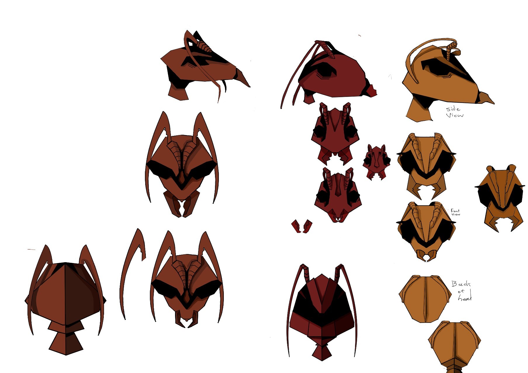 ArtStation - Ant Character Heads