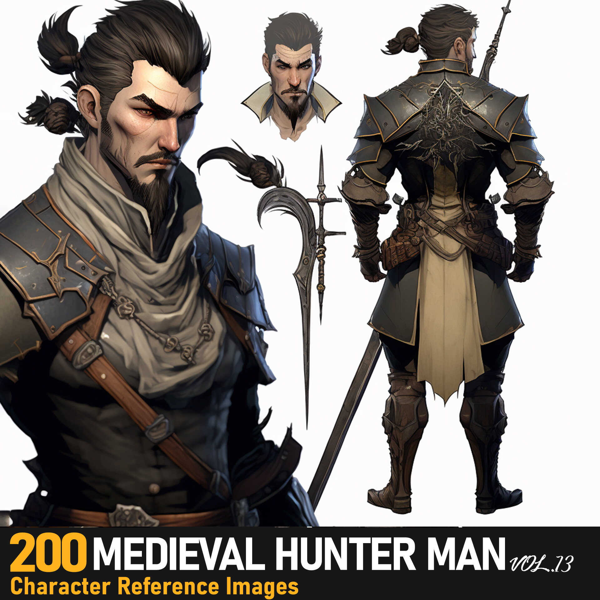 Medieval Hunter Man