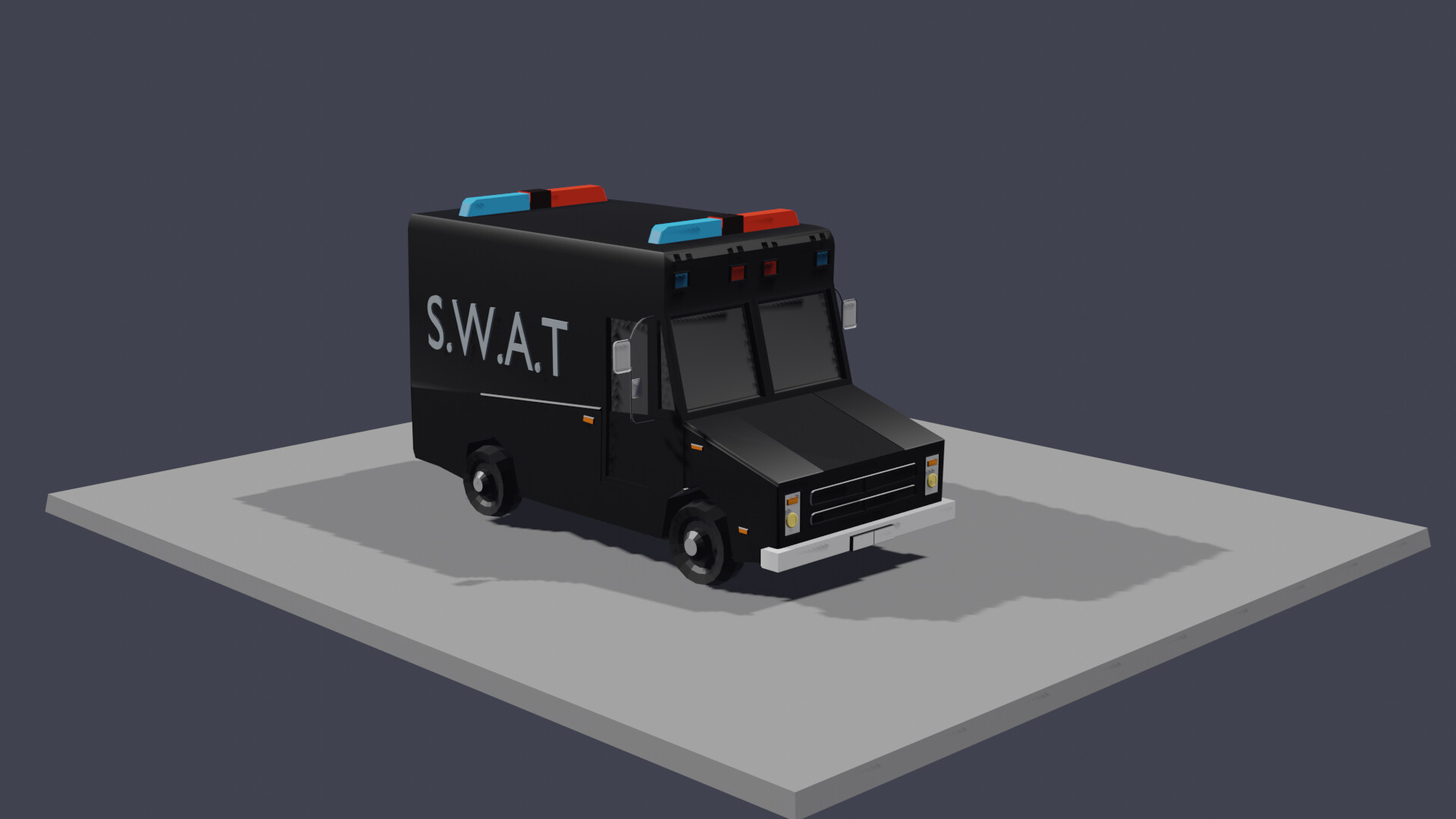 ArtStation - Police Cars Low poly