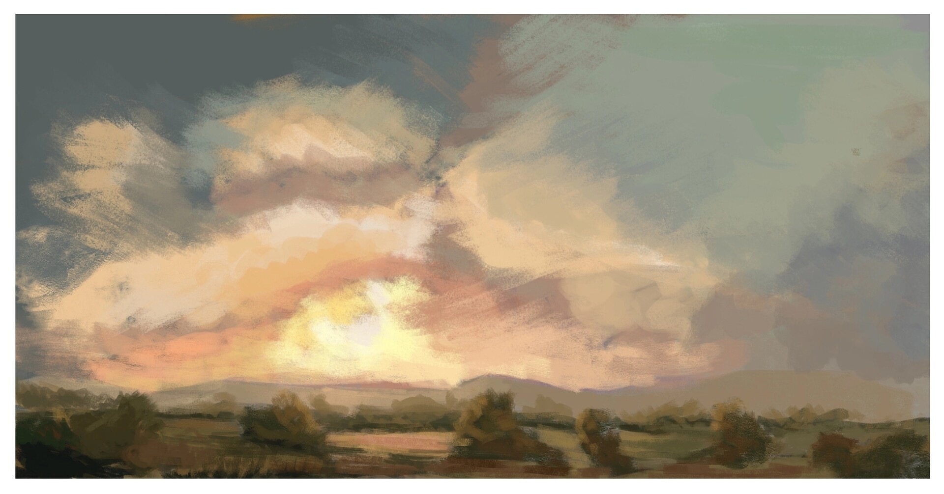 ArtStation - Landscape painting #2