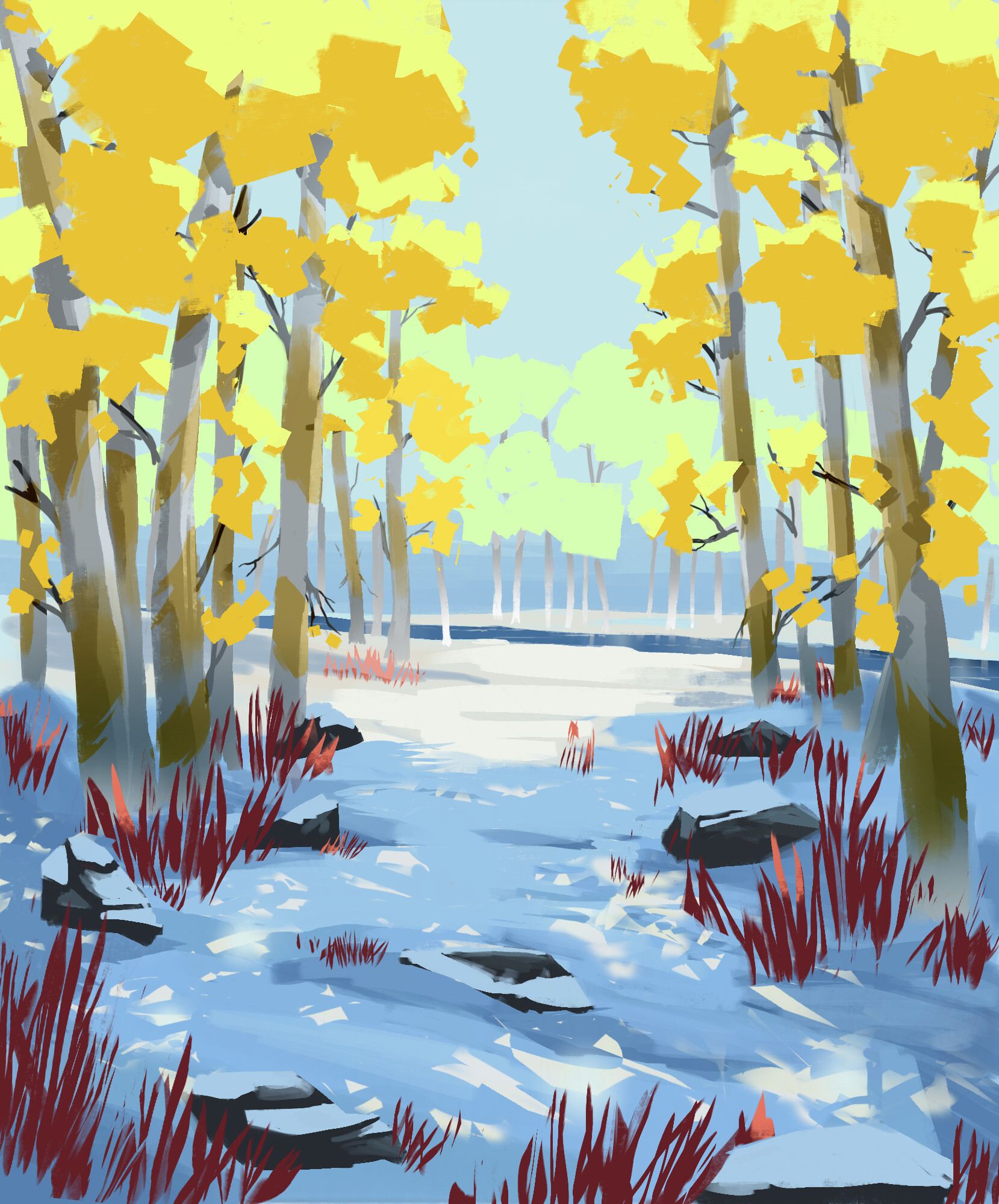 ArtStation - Yellow trail