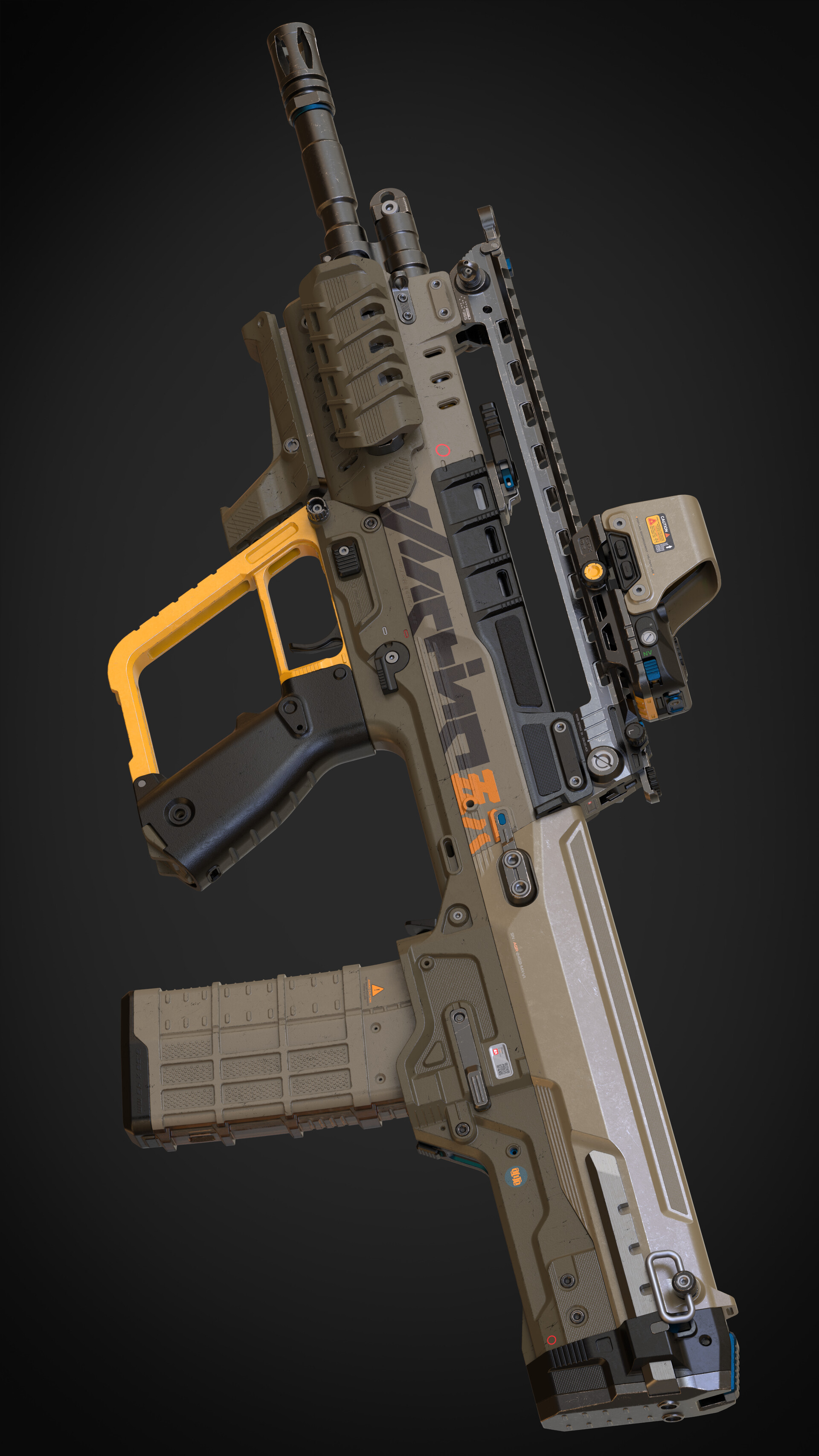 A G R É - BULLPUP RIFLE CONCEPT | CODE - Compact Dynamic Defense Rifle