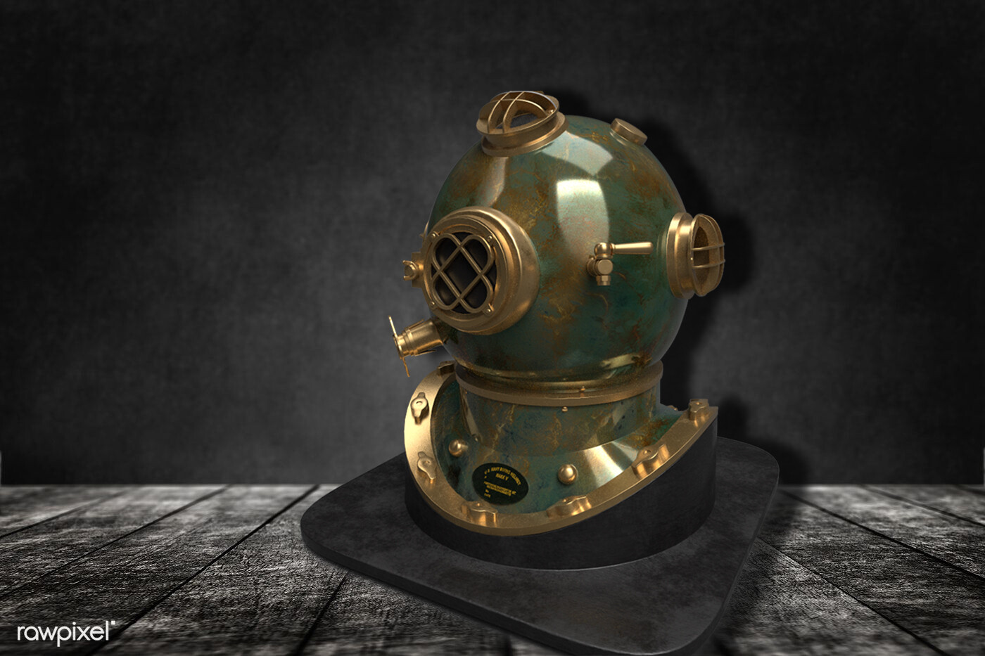 ArtStation - Navy Diving Helmet