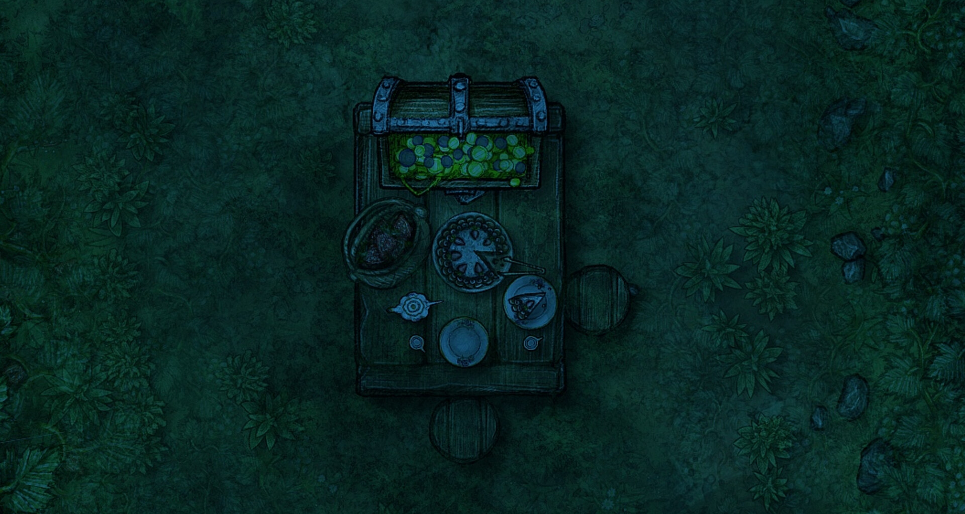 Detailed Dungeons - Butterskull Ranch (Garden) (Night)