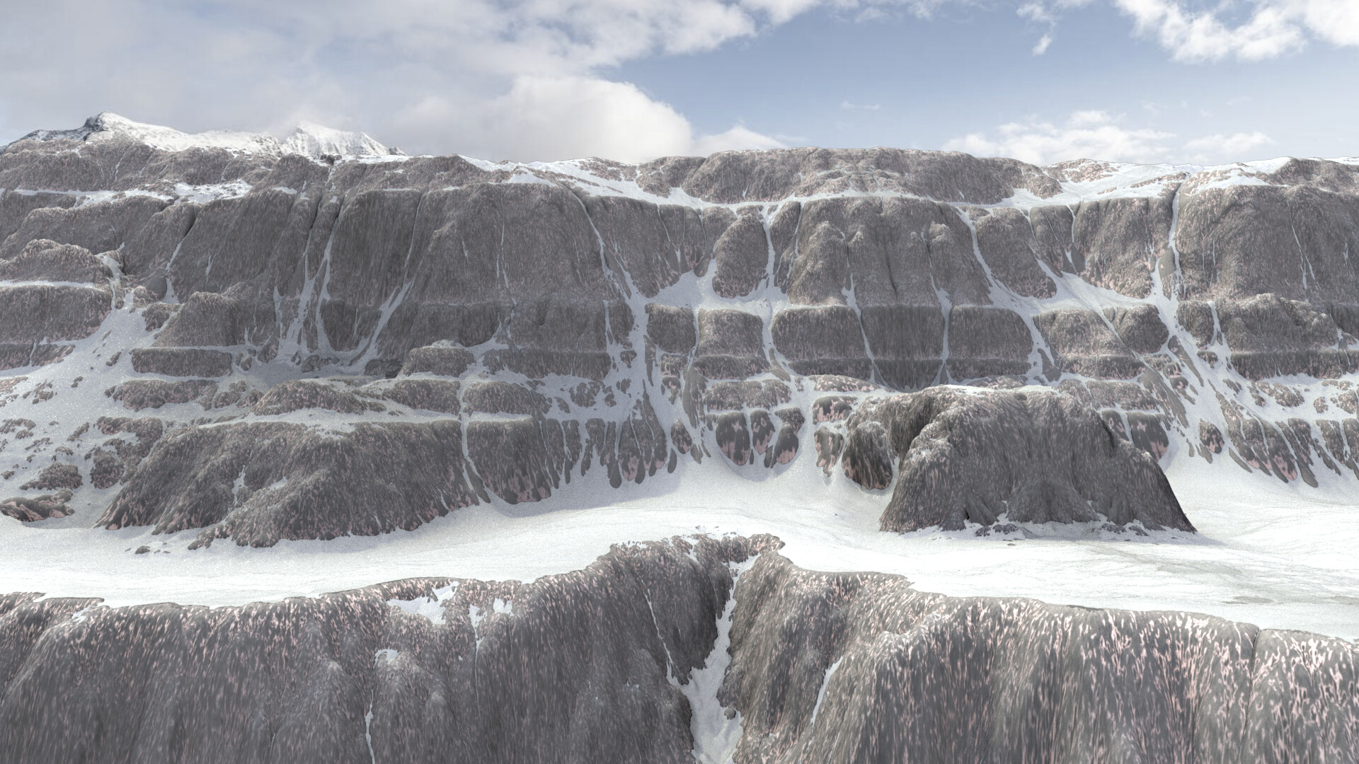 ArtStation - Snow mountain