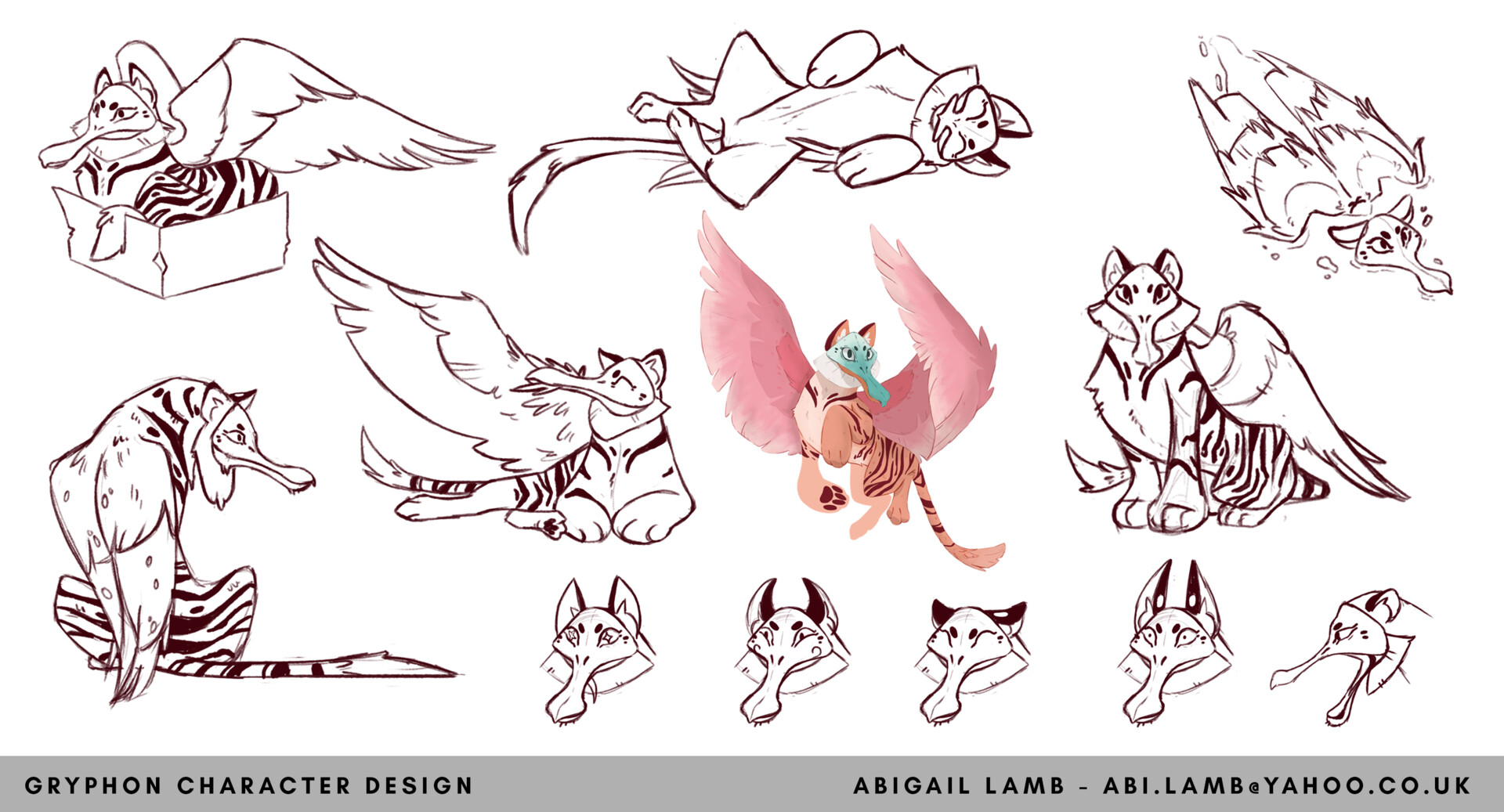 ArtStation - Gryphon Character Sheet