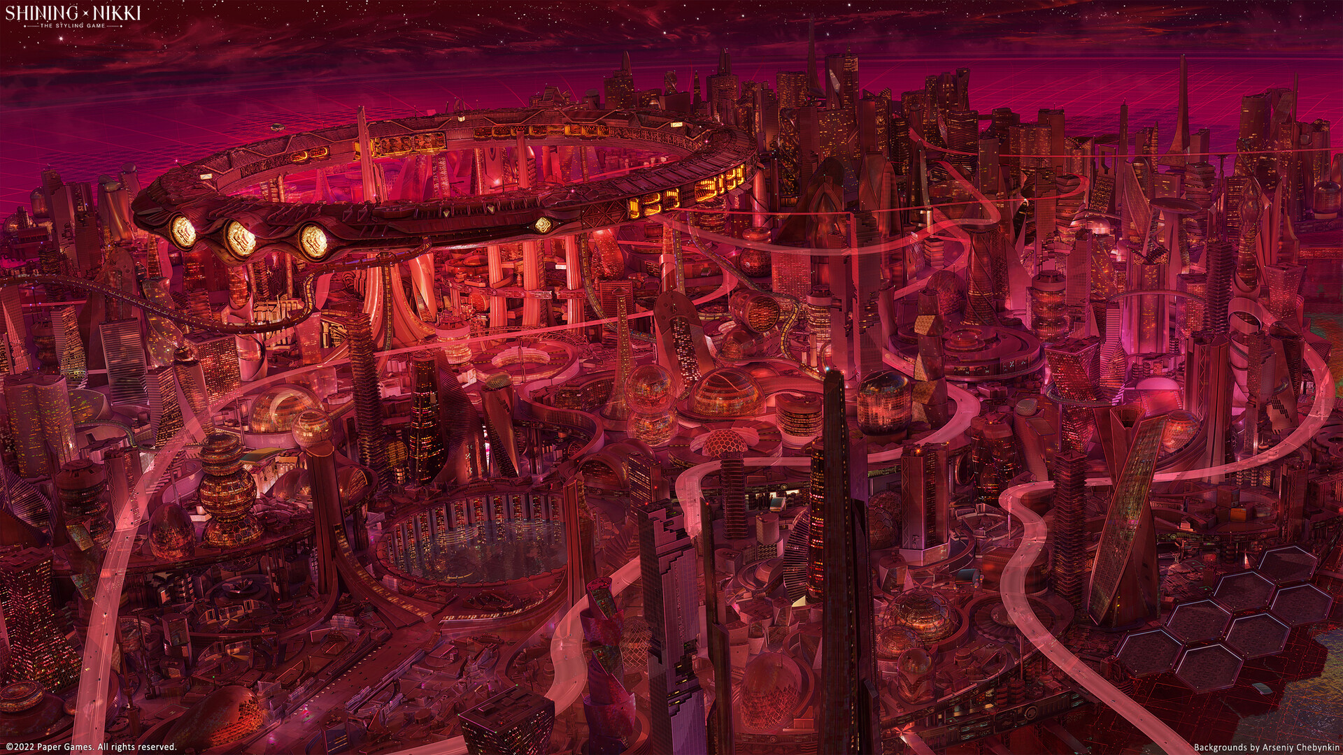 Arseniy Chebynkin - Future city [Shining Nikki]