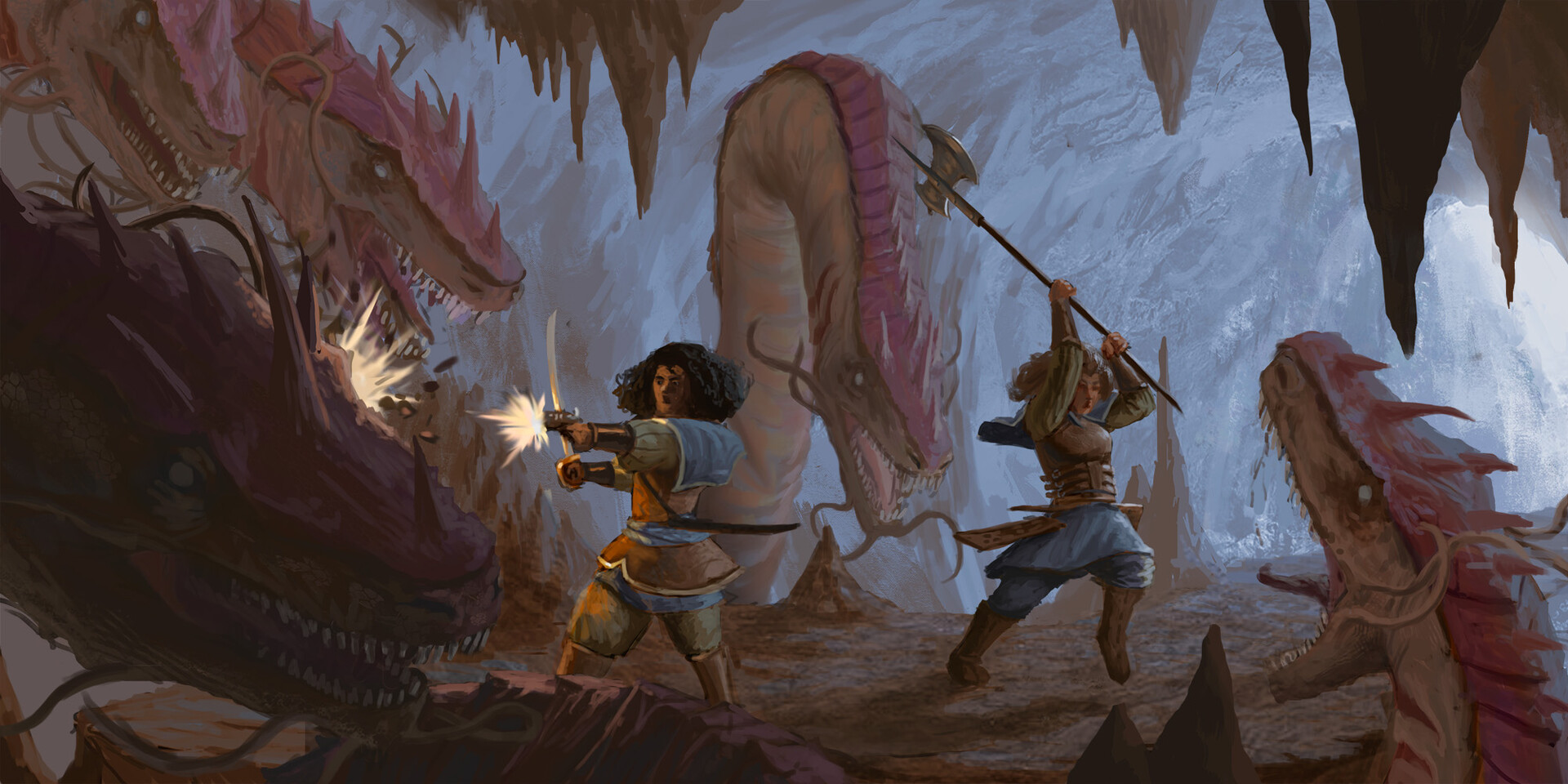 ArtStation - Age of Ambition - Hydra Battle