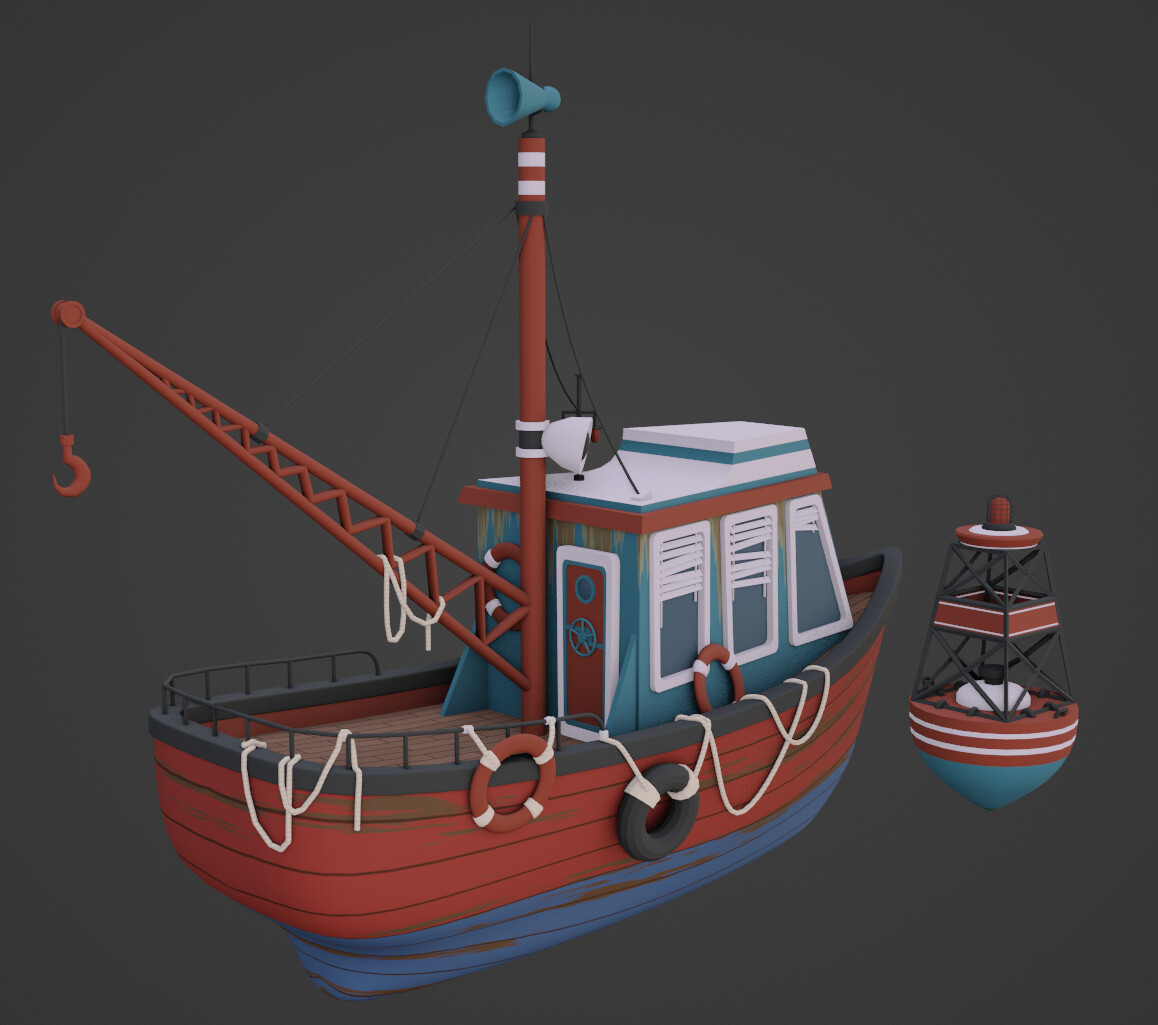 ArtStation - Fishing Cutter