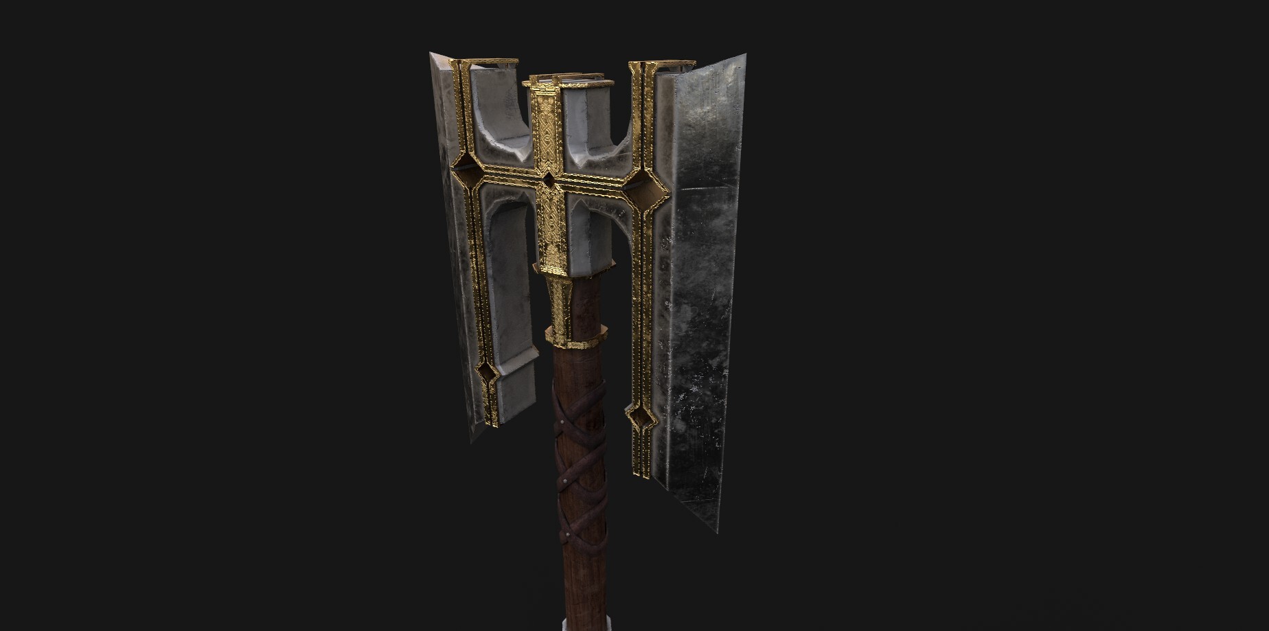 ArtStation - Dwarven Axe (Game-Ready)