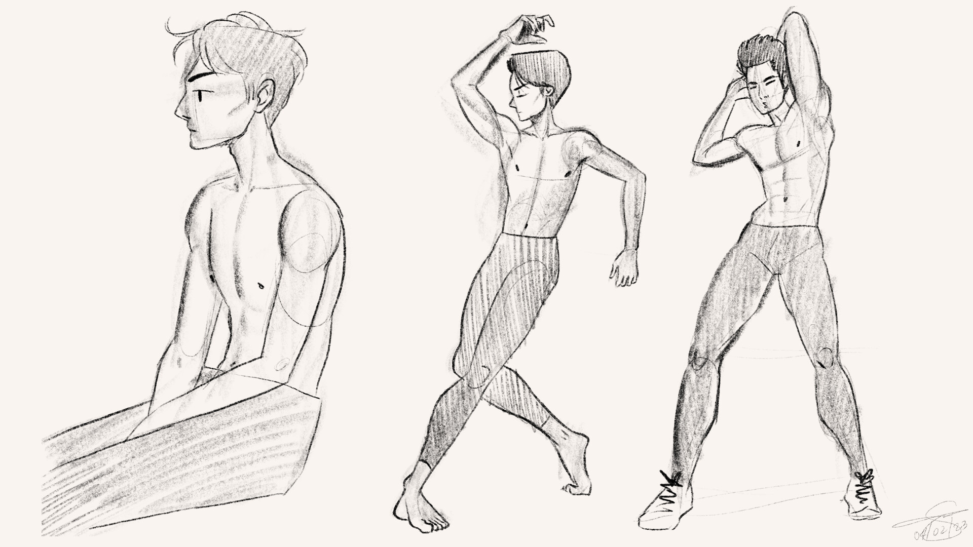 ArtStation - Life Drawing: Men IV