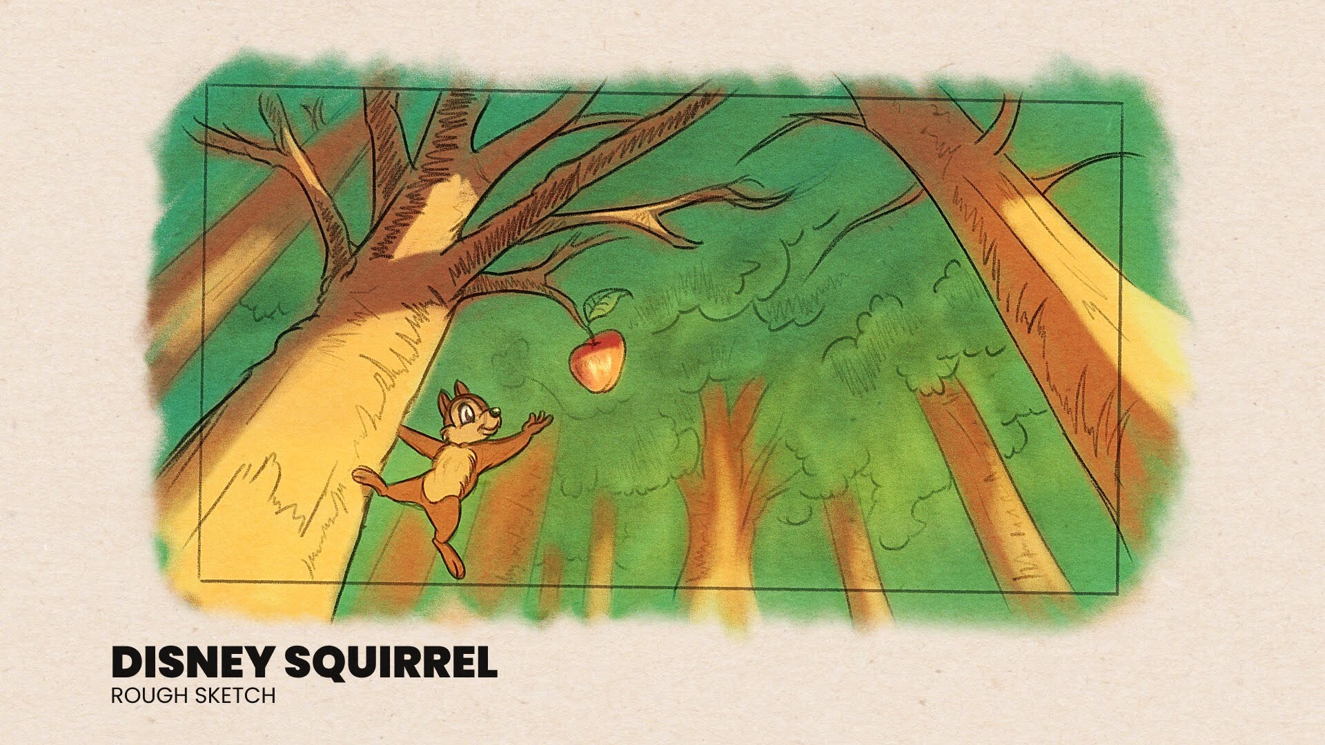 ArtStation - Disney Squirrel - rough sketch