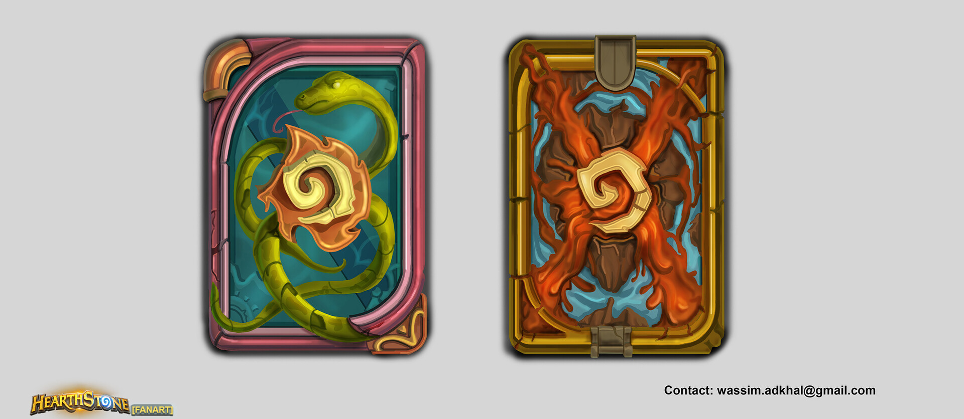 ArtStation - Hearthstone back-card concepts