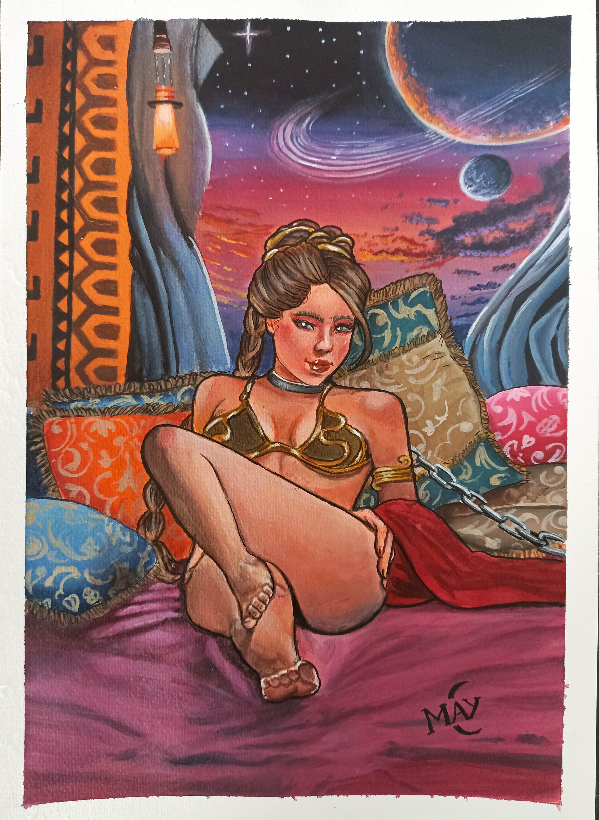 ArtStation - Slave Leia