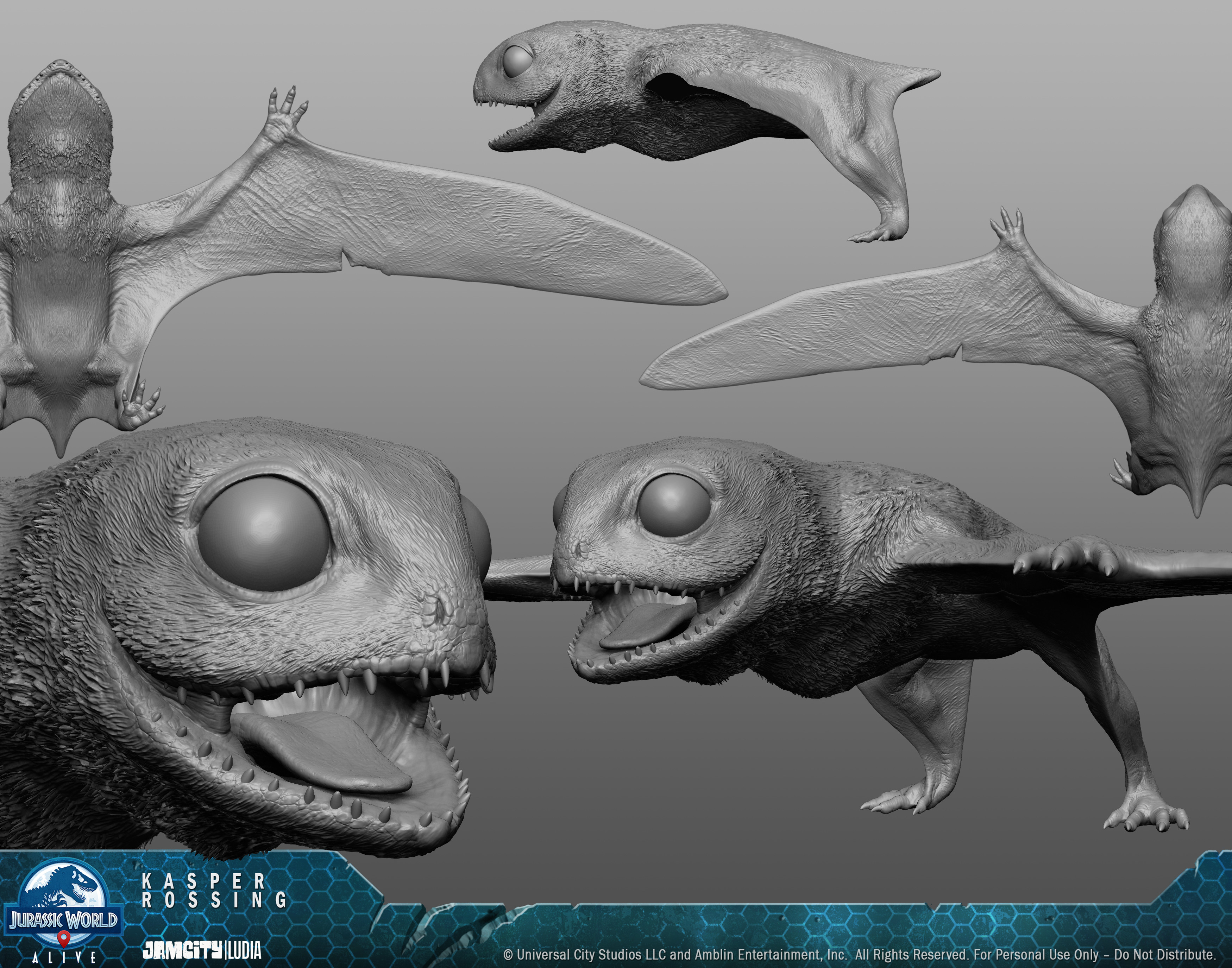 Kasper Rossing - Anurognathus - Jurassic World Alive