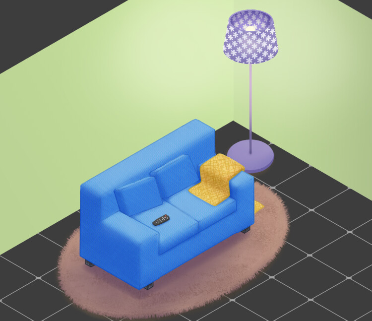 ArtStation - Isometric Couch
