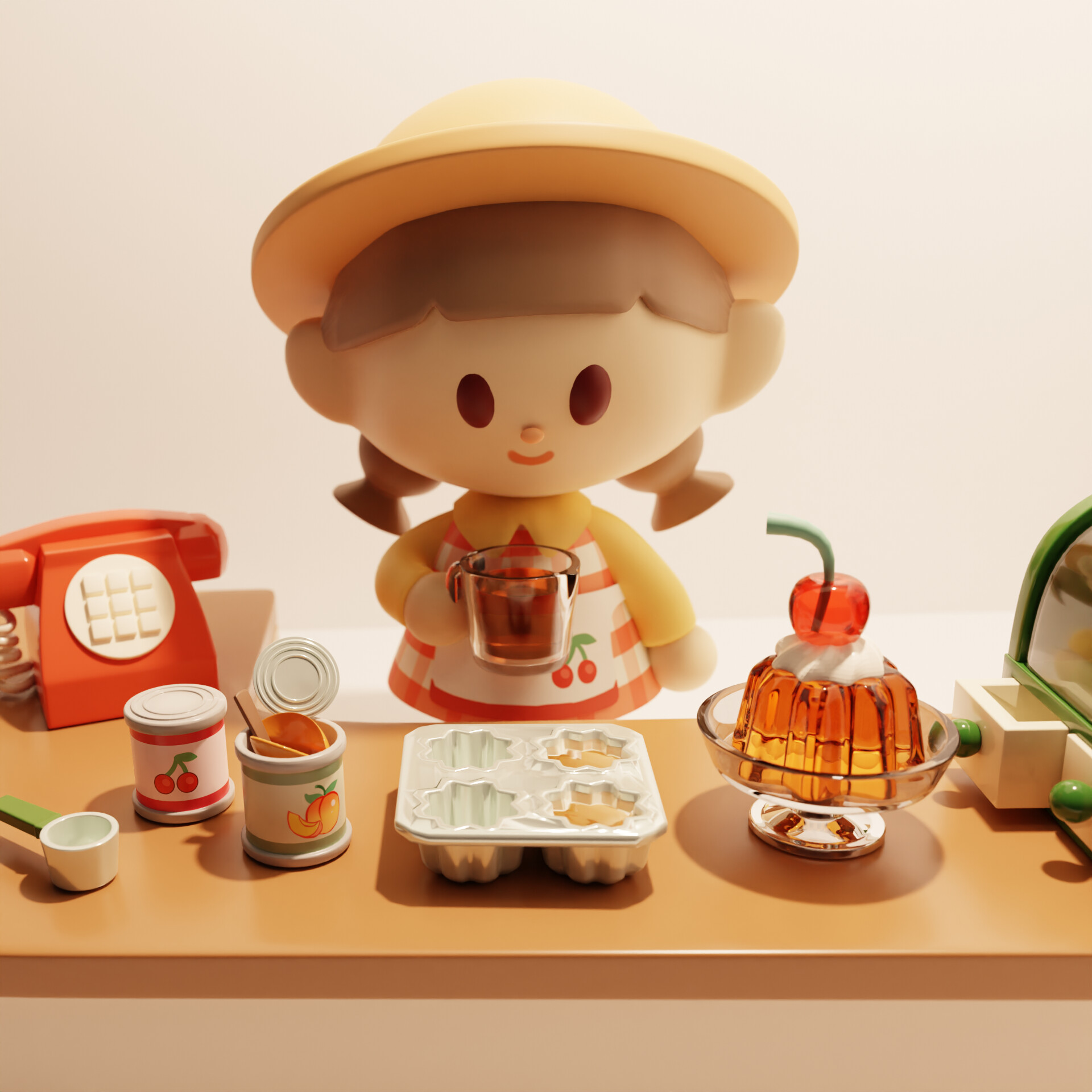ArtStation - 🍨☎️🍒Jello recipe