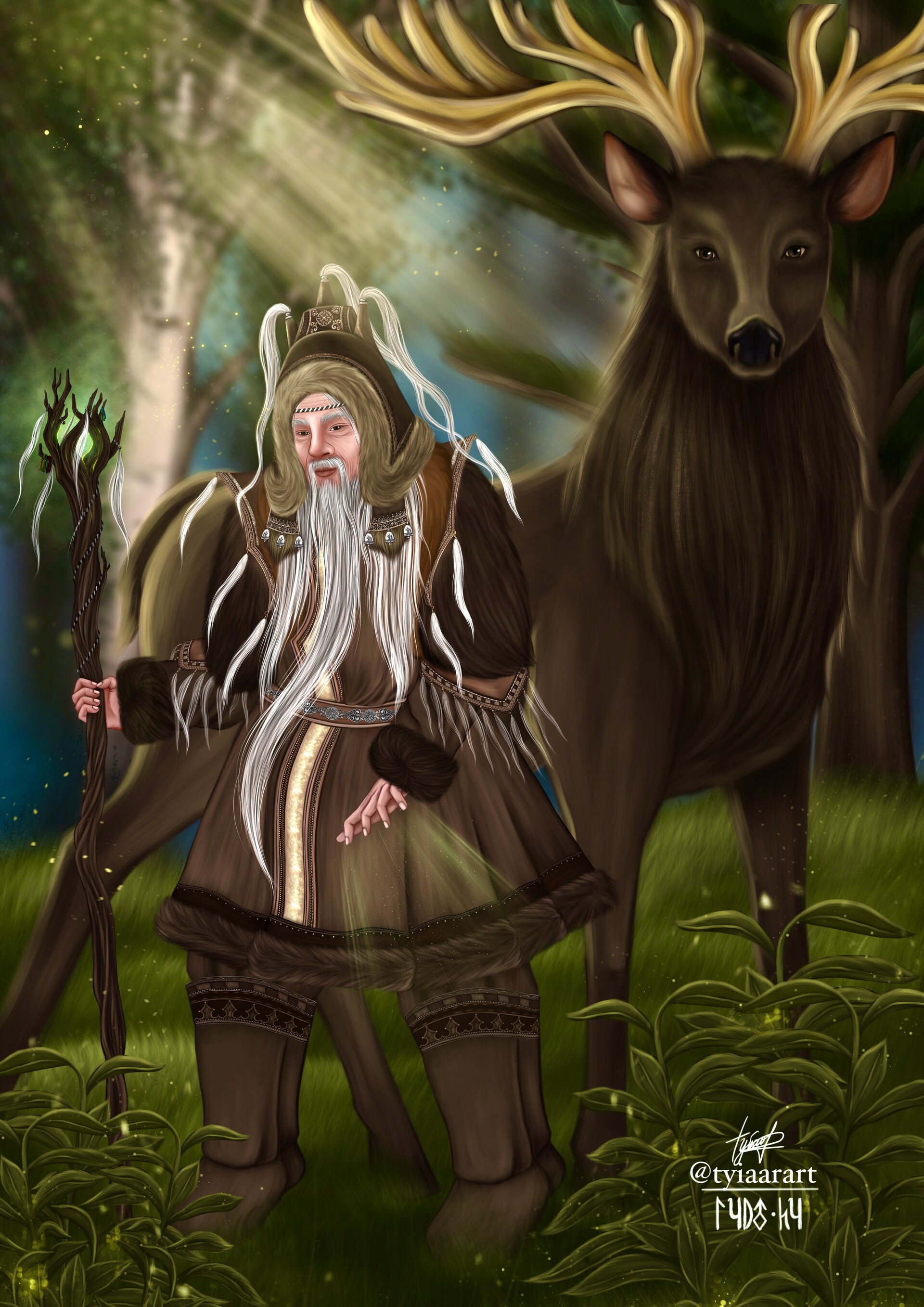 ArtStation - The owner of the Forest and the God of the Hunt Baai ...