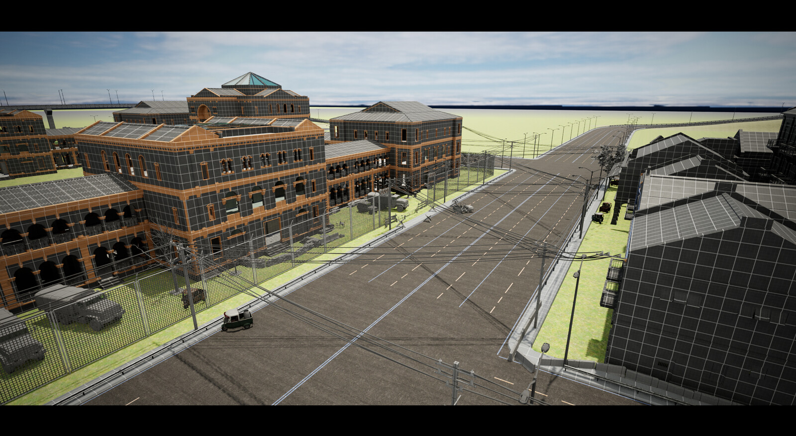 Shu Gi Lim - UE5 Blueprint Learning- Electrical Cables & Custom Barrier ...