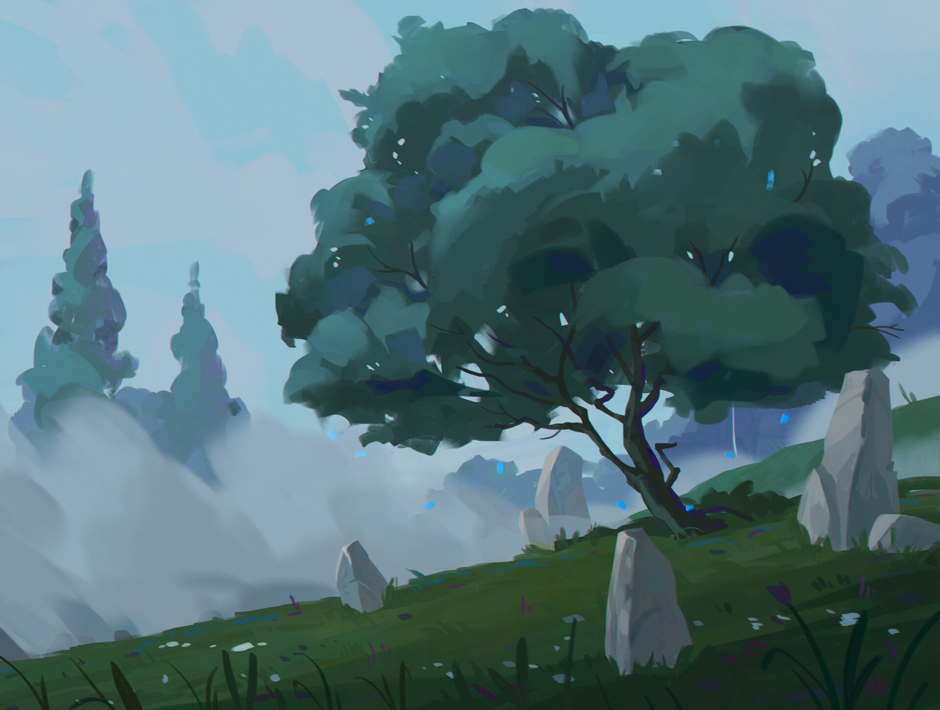 ArtStation - Magic trees