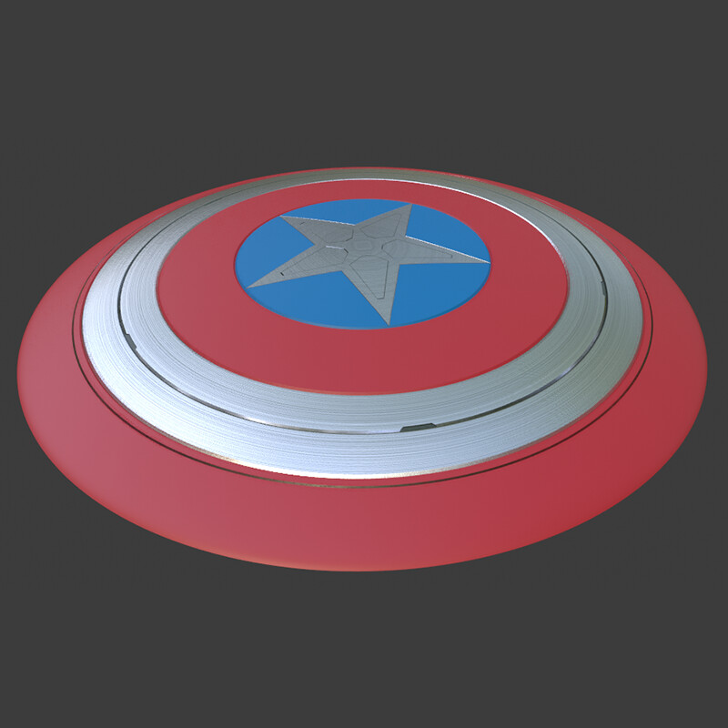 ArtStation - Captain America Endgame Shield