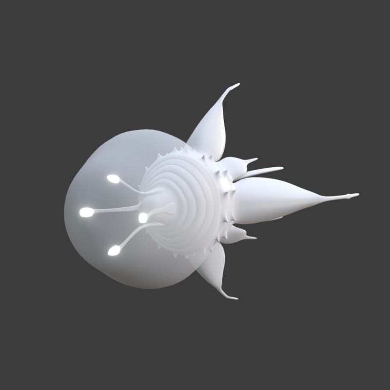 ArtStation - Alien Fish - Game Assets
