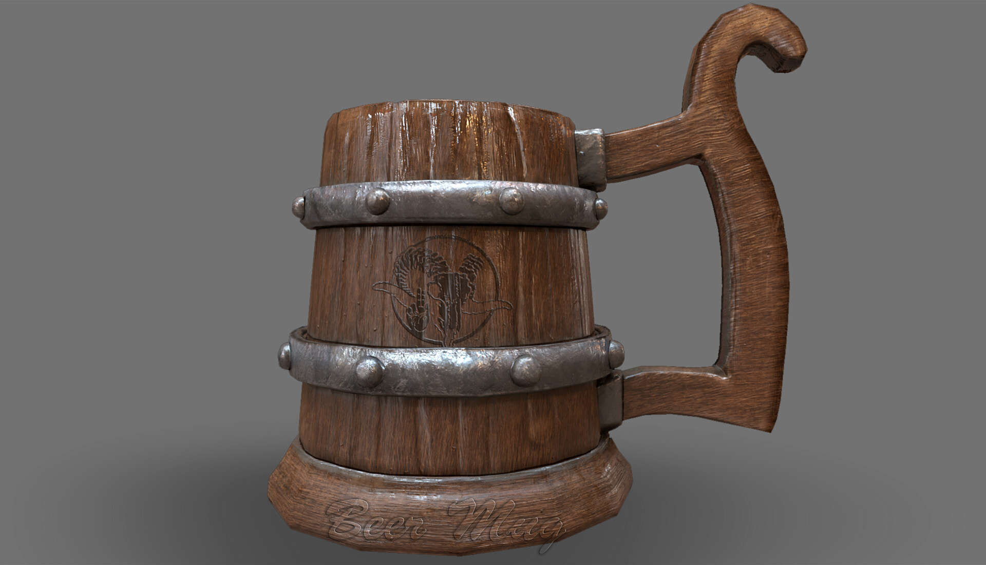 ArtStation - Beer Mug gaming props