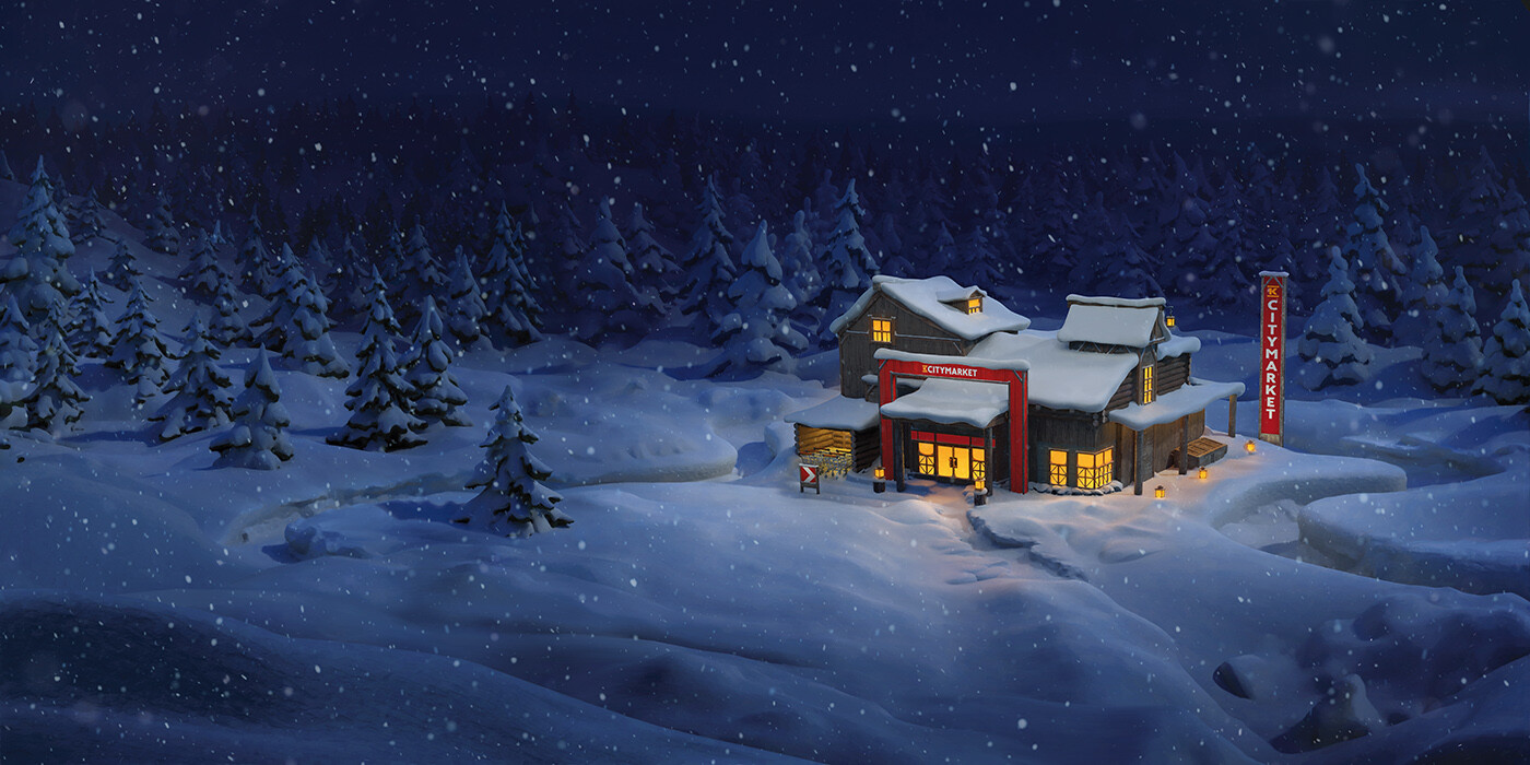Sami Saramäki - Christmas ad illustration series for a Finnish retailer ...