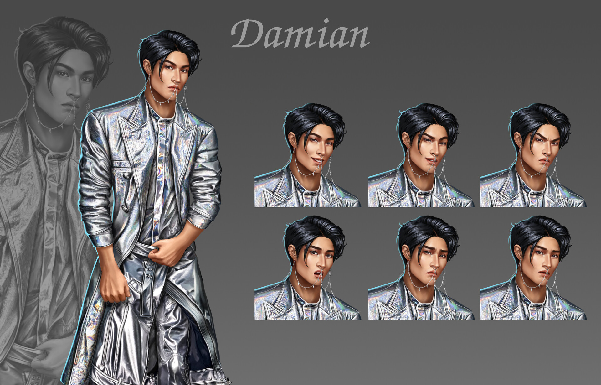 ArtStation - Character for the visual novel