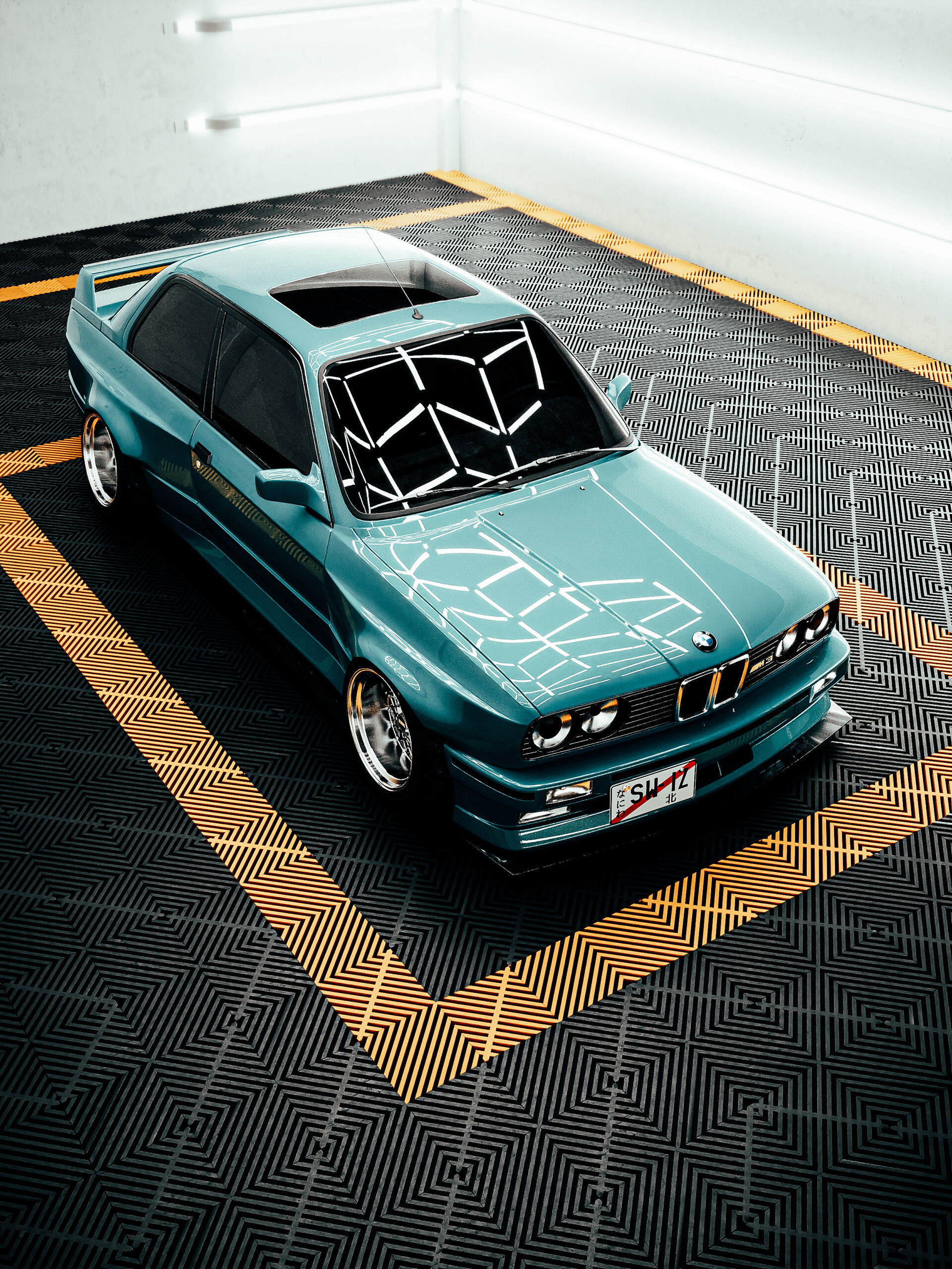ArtStation - BMW E30 - Wide and Low