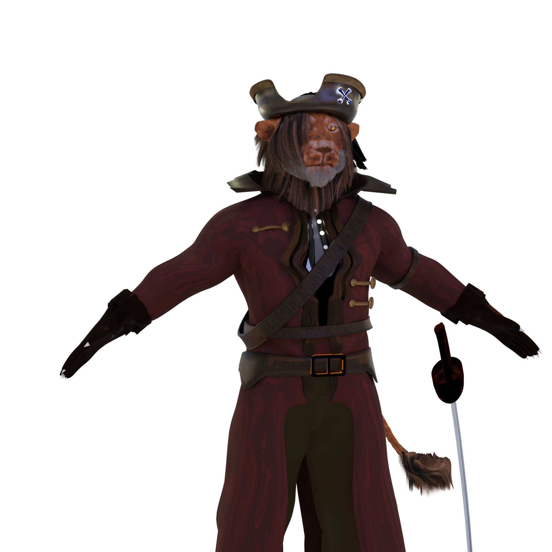 Blank R - Captain Leo (OC)