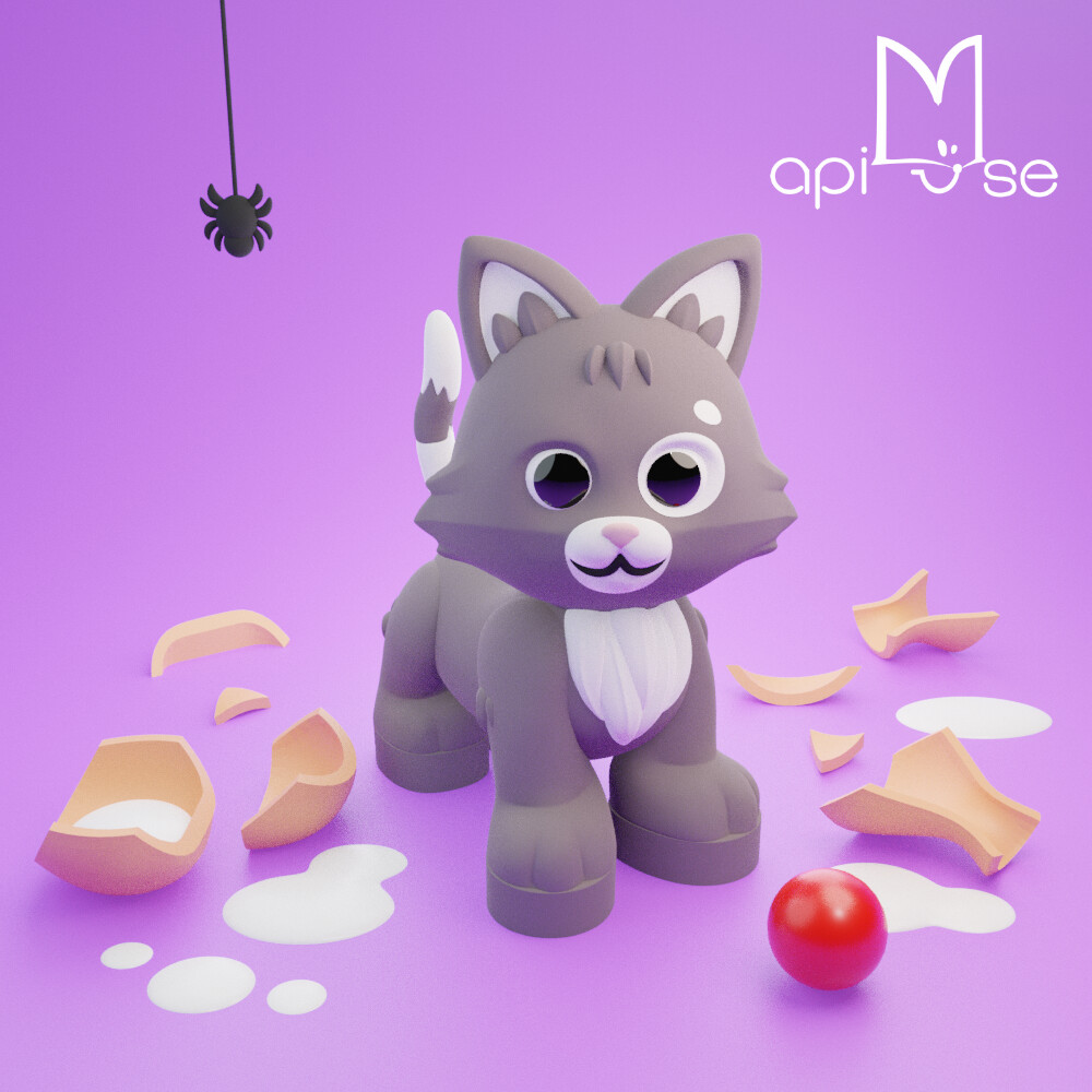 Daniela F. - The cat - ApiMuse figurine