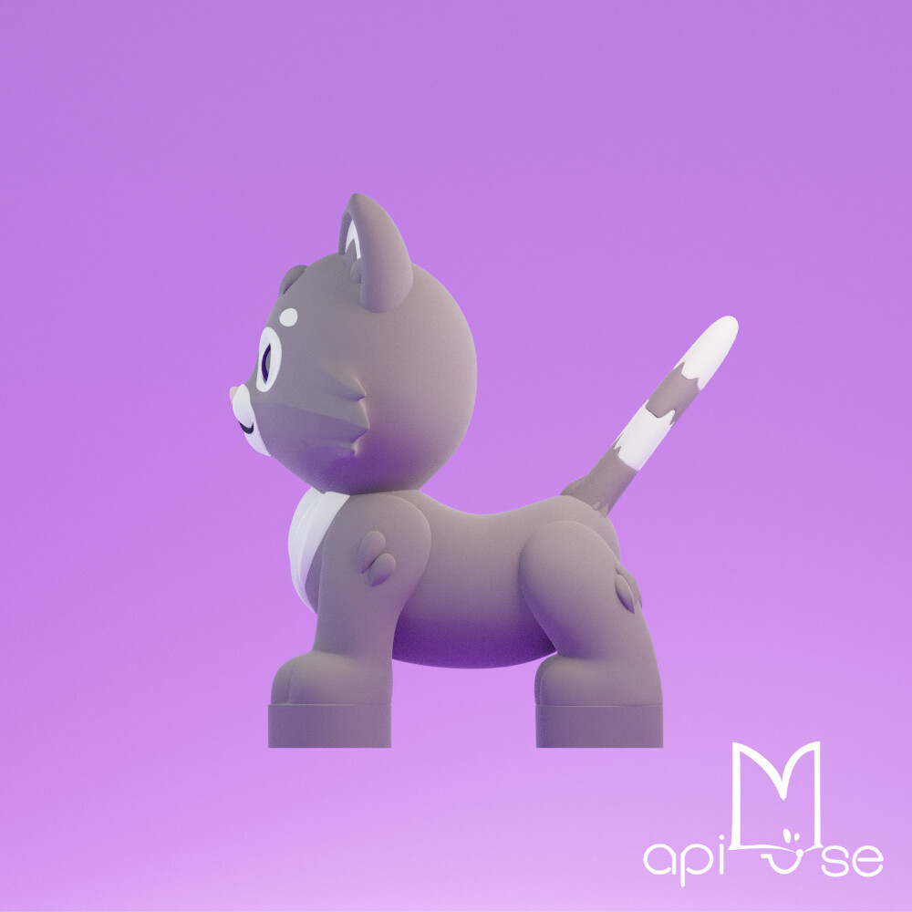 Daniela F. - The cat - ApiMuse figurine
