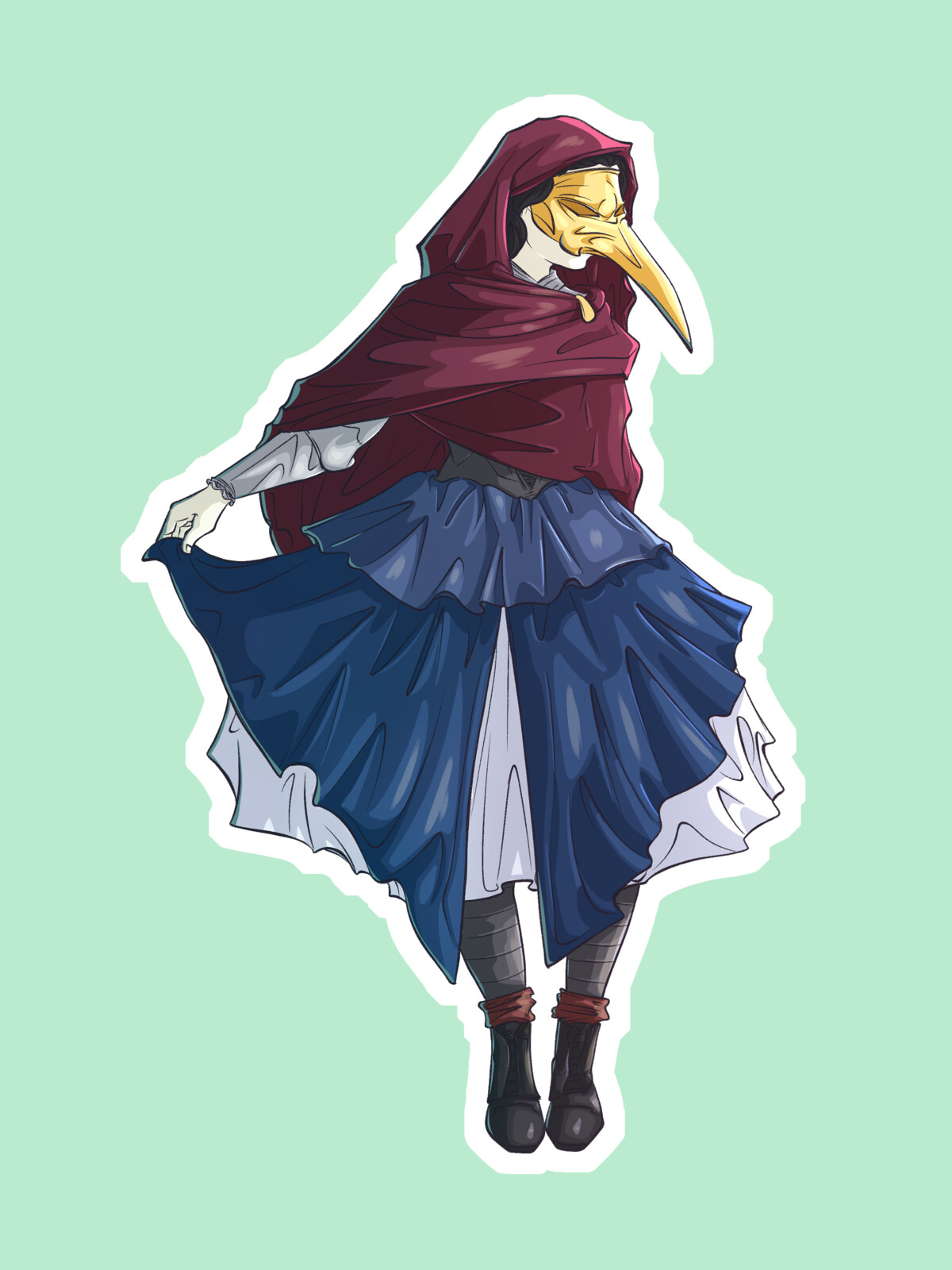 Scab - Plague Nurse Concept