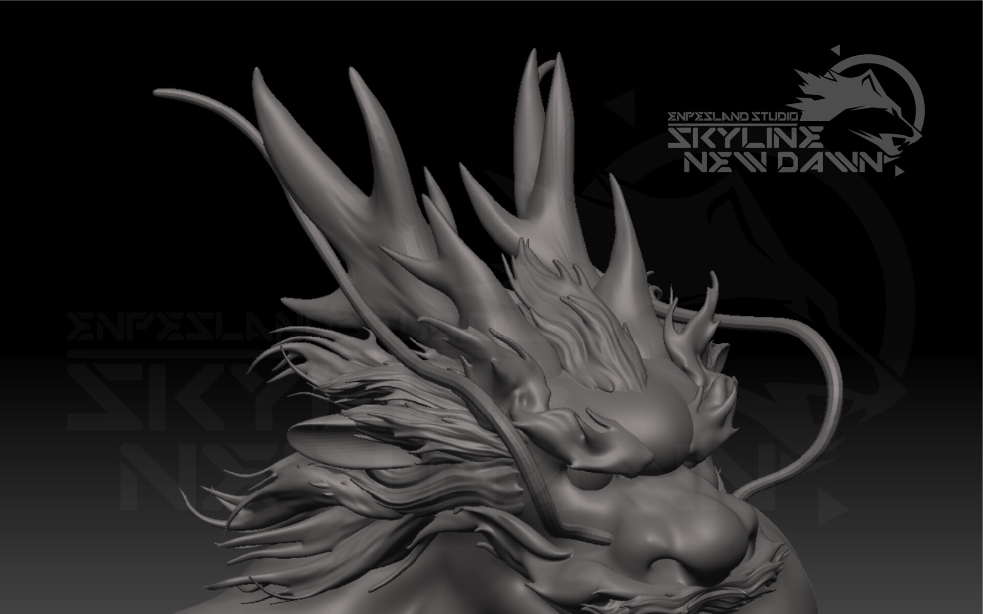 ArtStation - Chinese Dragon Humanoid Type Character AoMing【熬溟】01