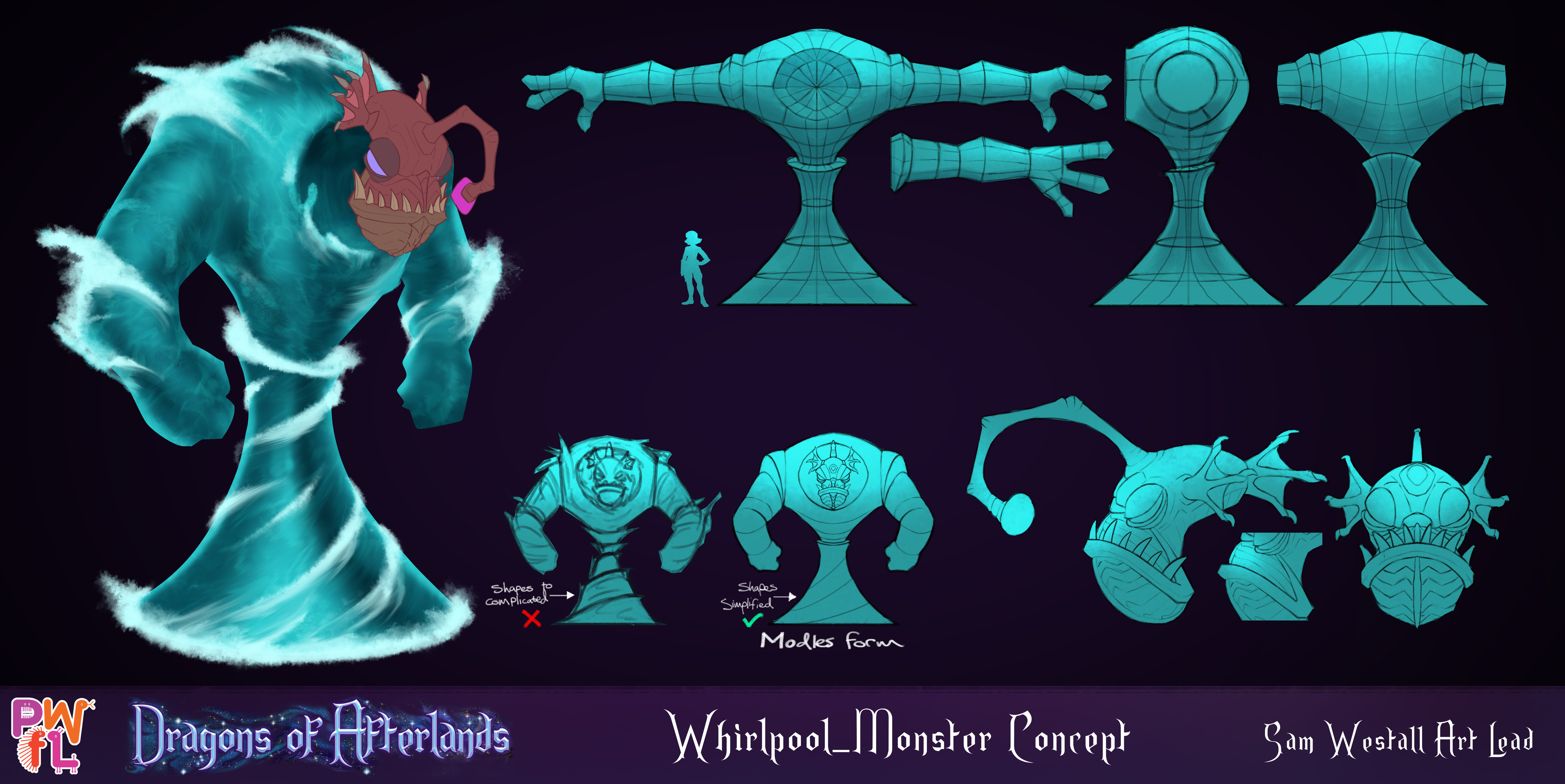 Sam Westall - Whirlpool Monster Corrupted Version Concept