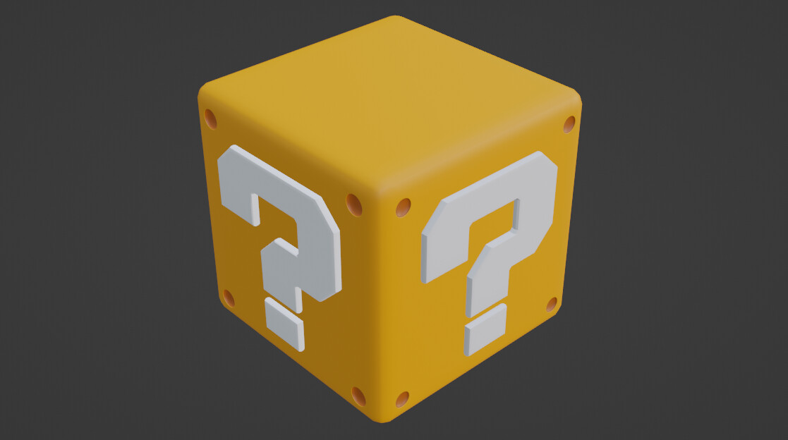 ArtStation - Question Block (Super Mario)
