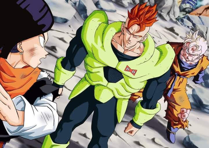 ArtStation - A-16 aparece en el Futuro de Trunks Adulto