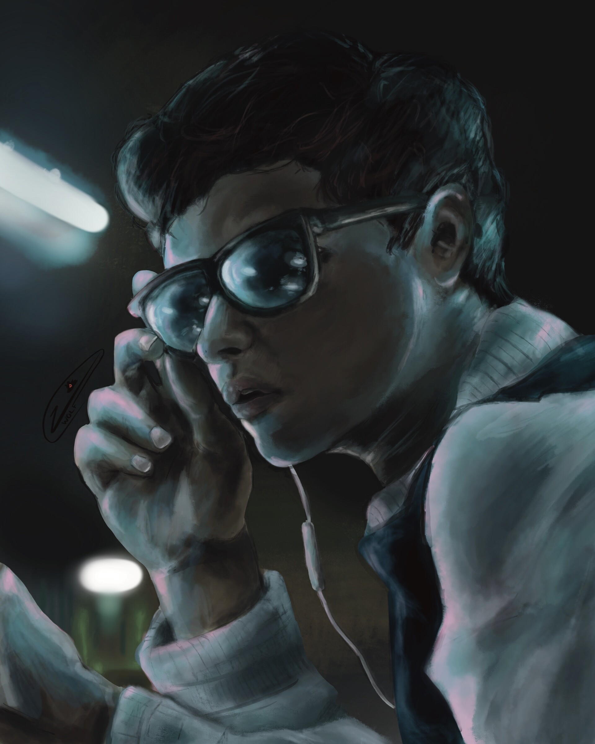 ArtStation - Baby Driver - Digital Painting