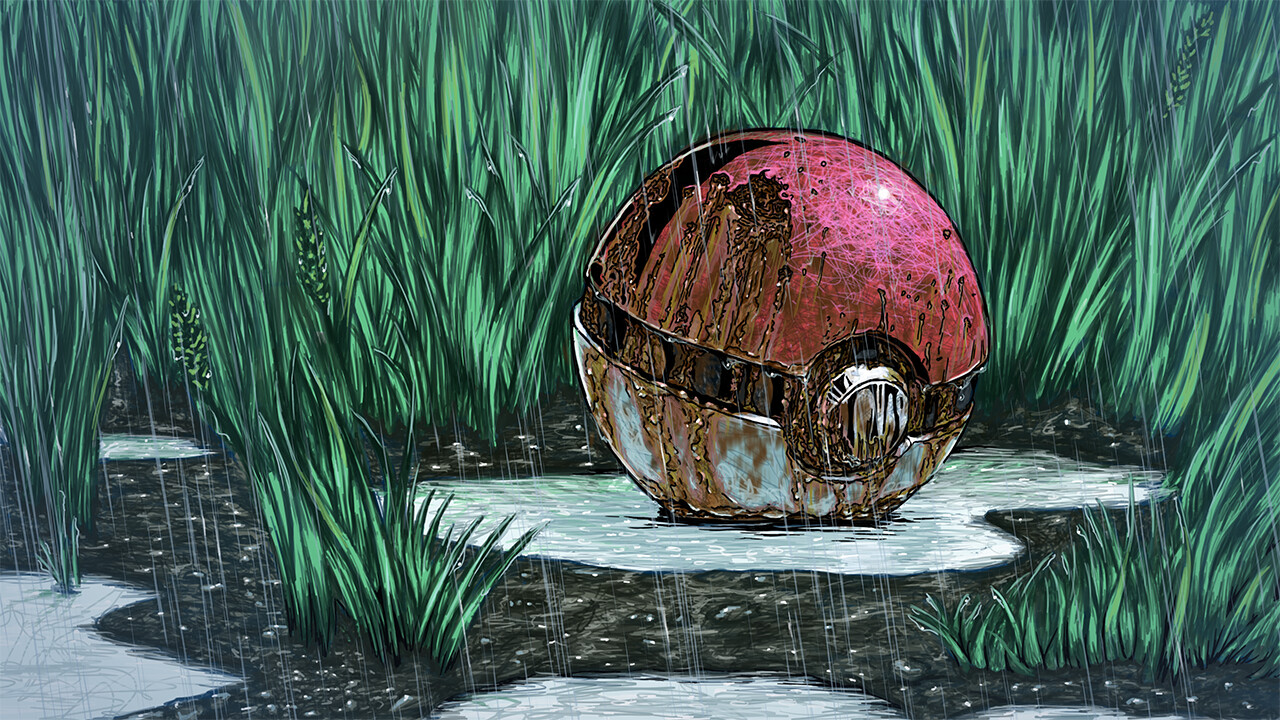 ArtStation - Forgotten Poke Ball