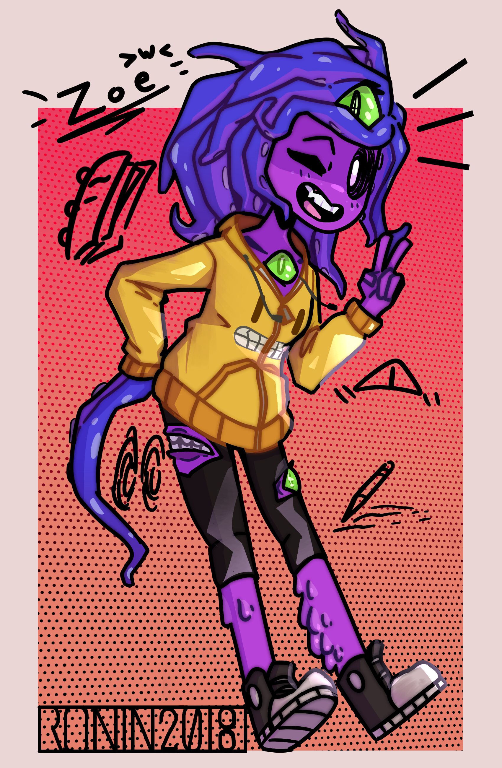 ArtStation - MonsterProm - Zoe