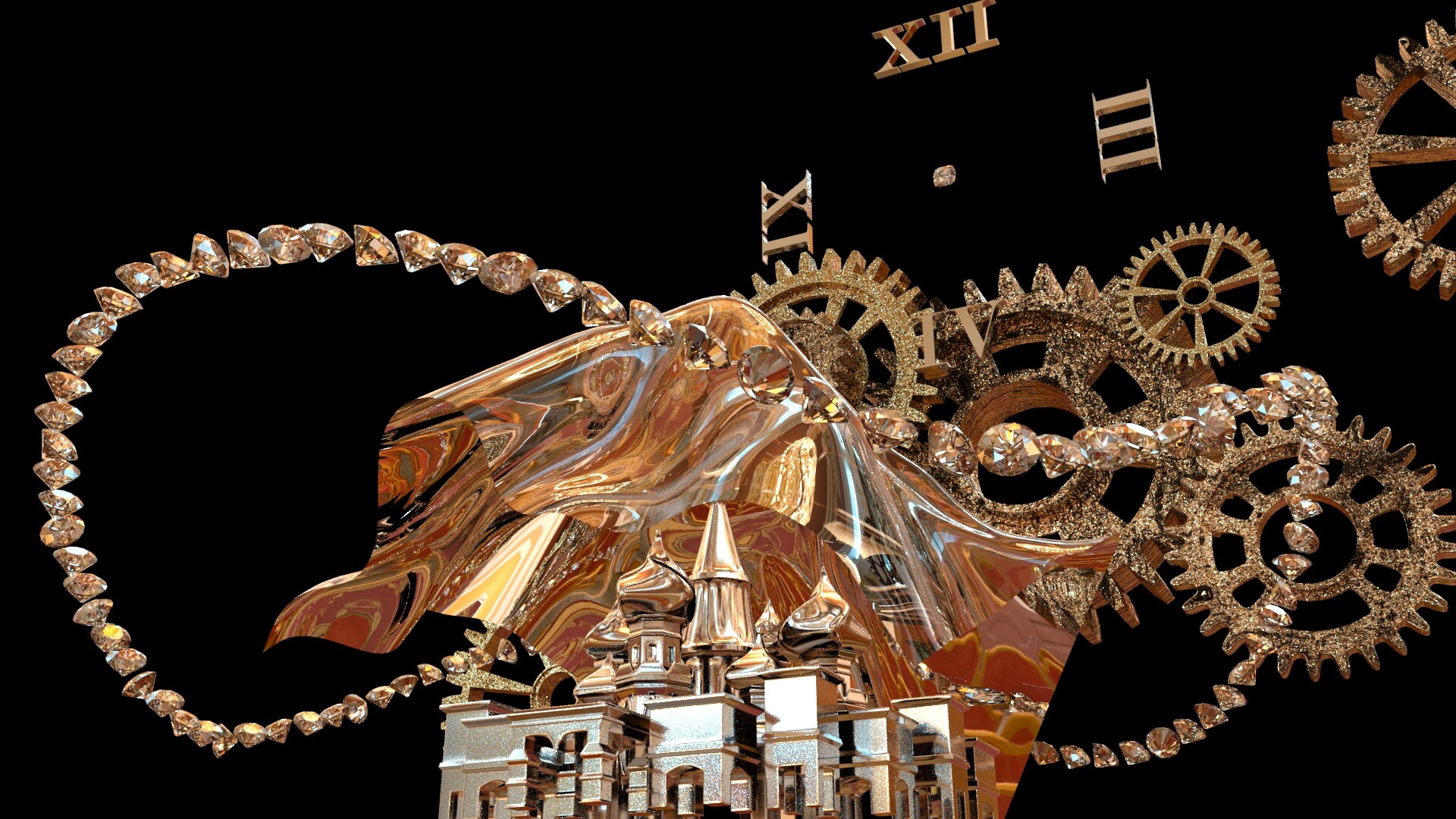 ArtStation - Gold Castle