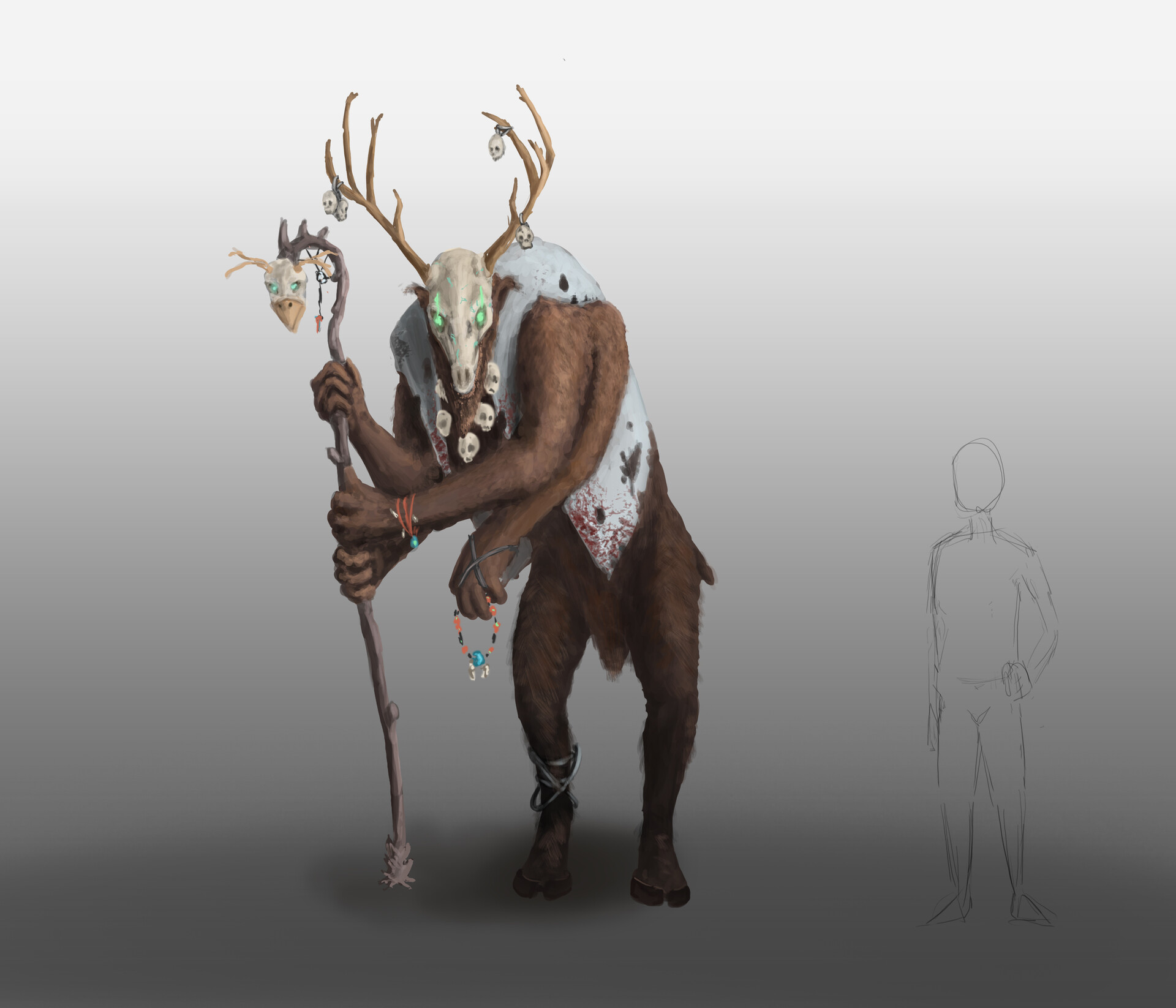 Artstation Wendigo Concept