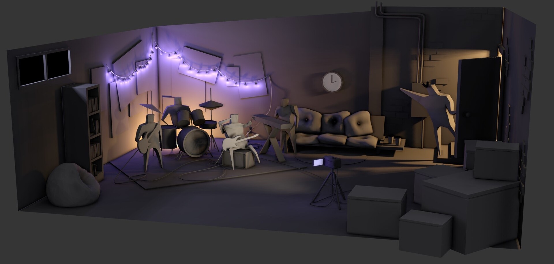 ArtStation - First assignment from my game art course this semester!