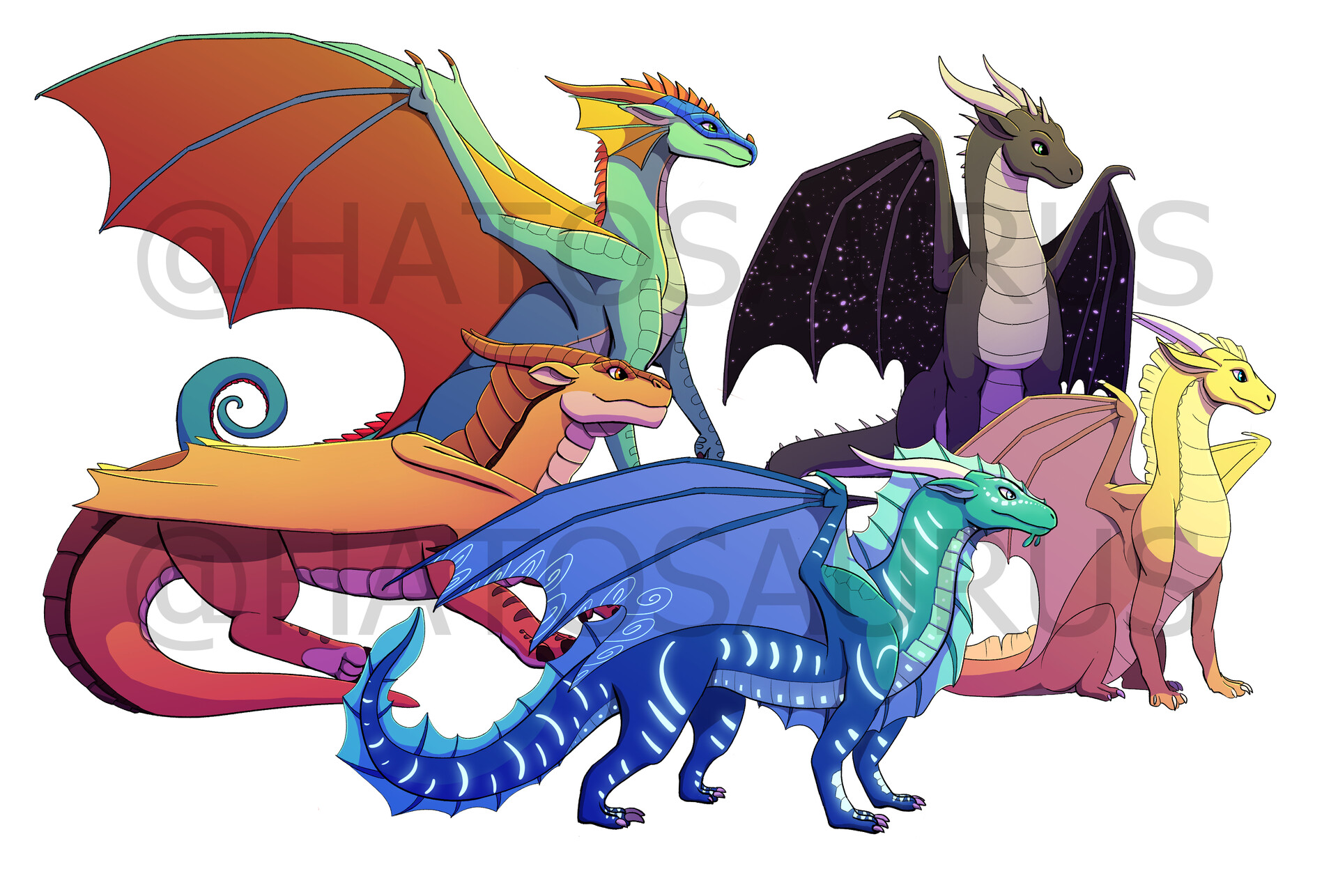 Jessica Julien - Dragon Sticker Designs