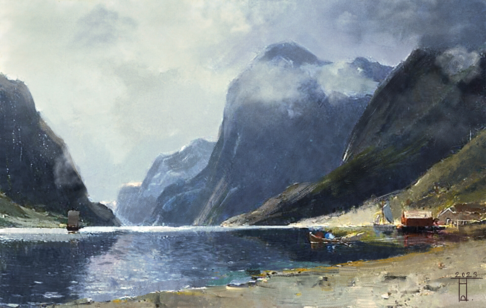 ArtStation - Norwegian fjord